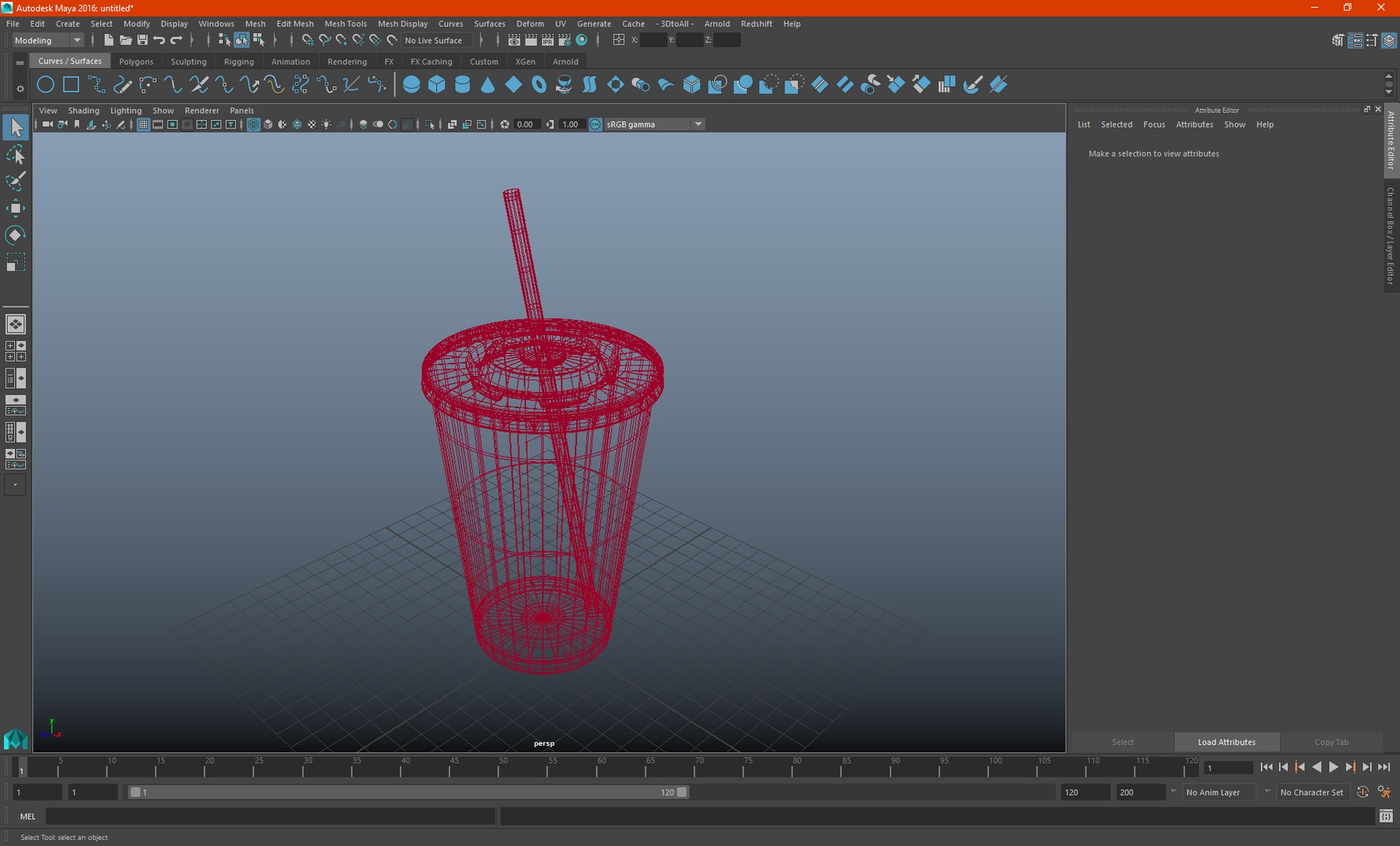 3D Drink Cup Red model - TurboSquid 1893594