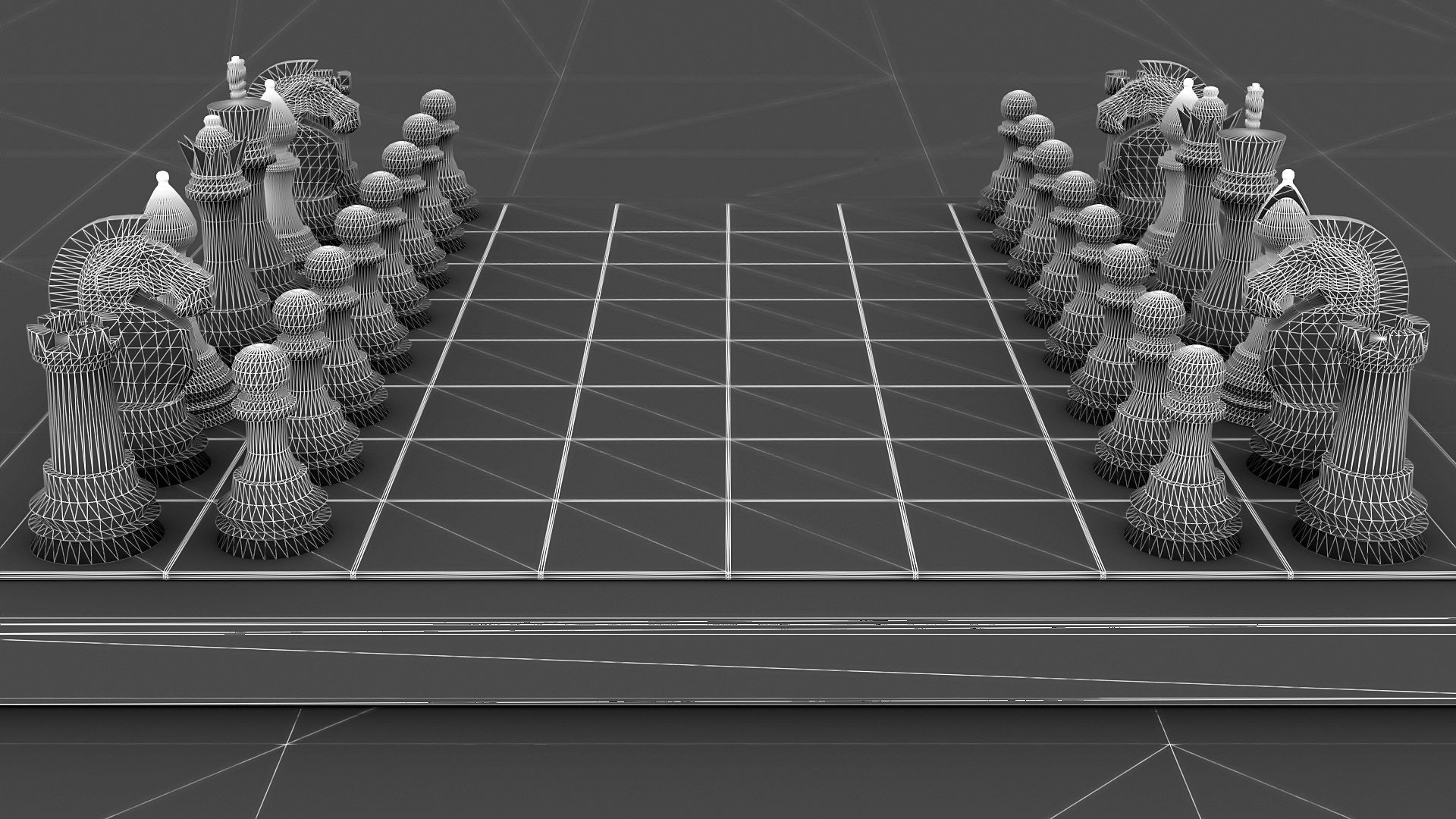 Chess Board 3D Model - TurboSquid 1675724