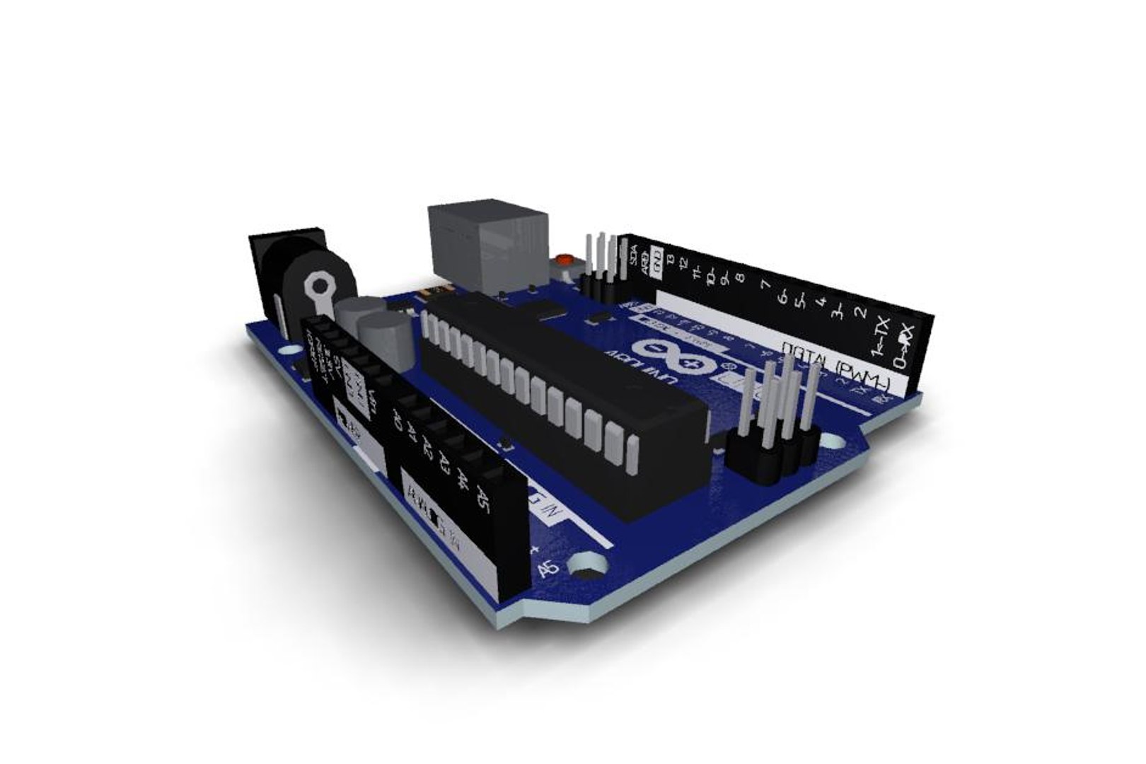Arduino Uno 3D Model - TurboSquid 1515932