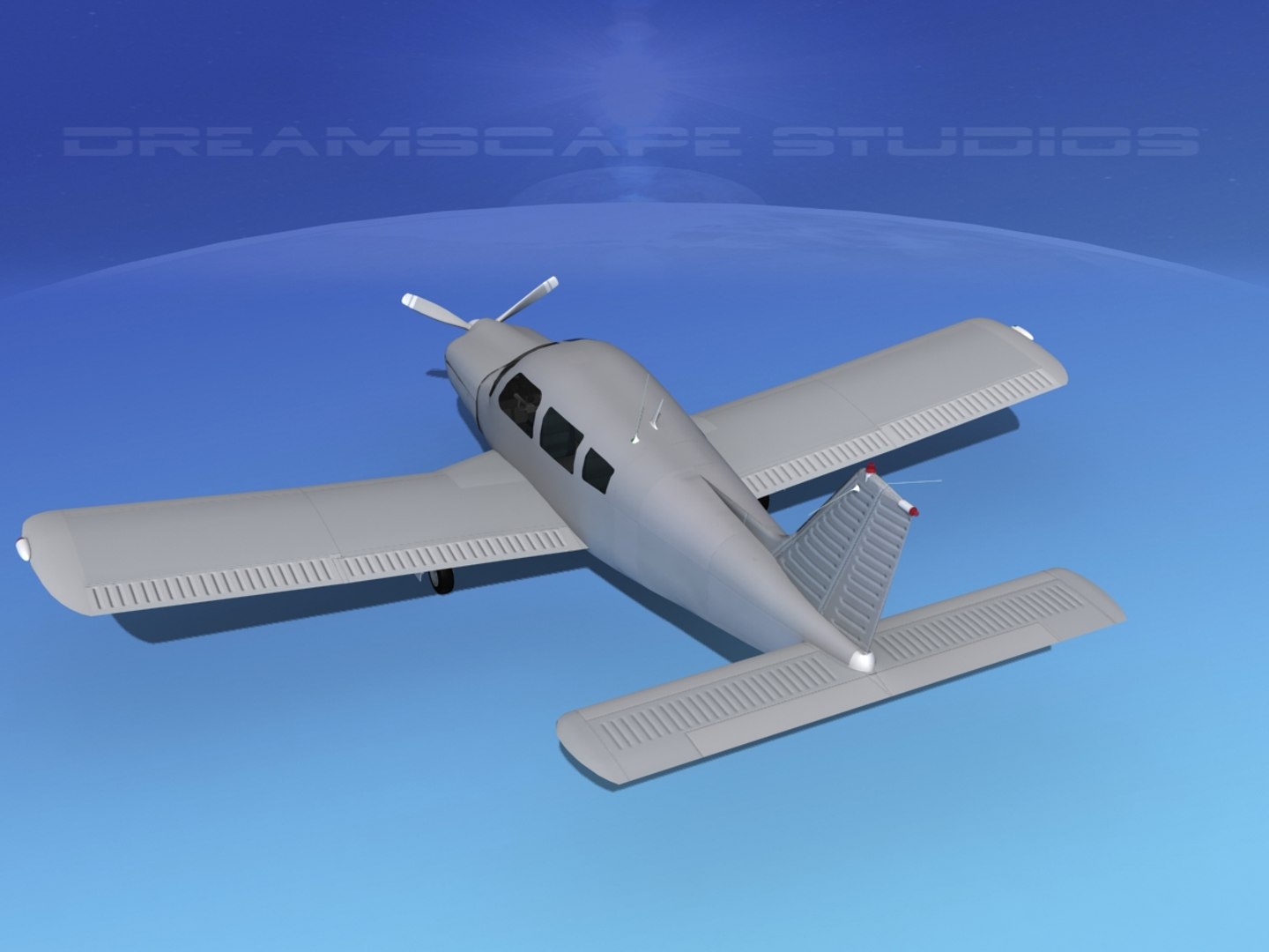 3d Propeller Bare Metal Piper