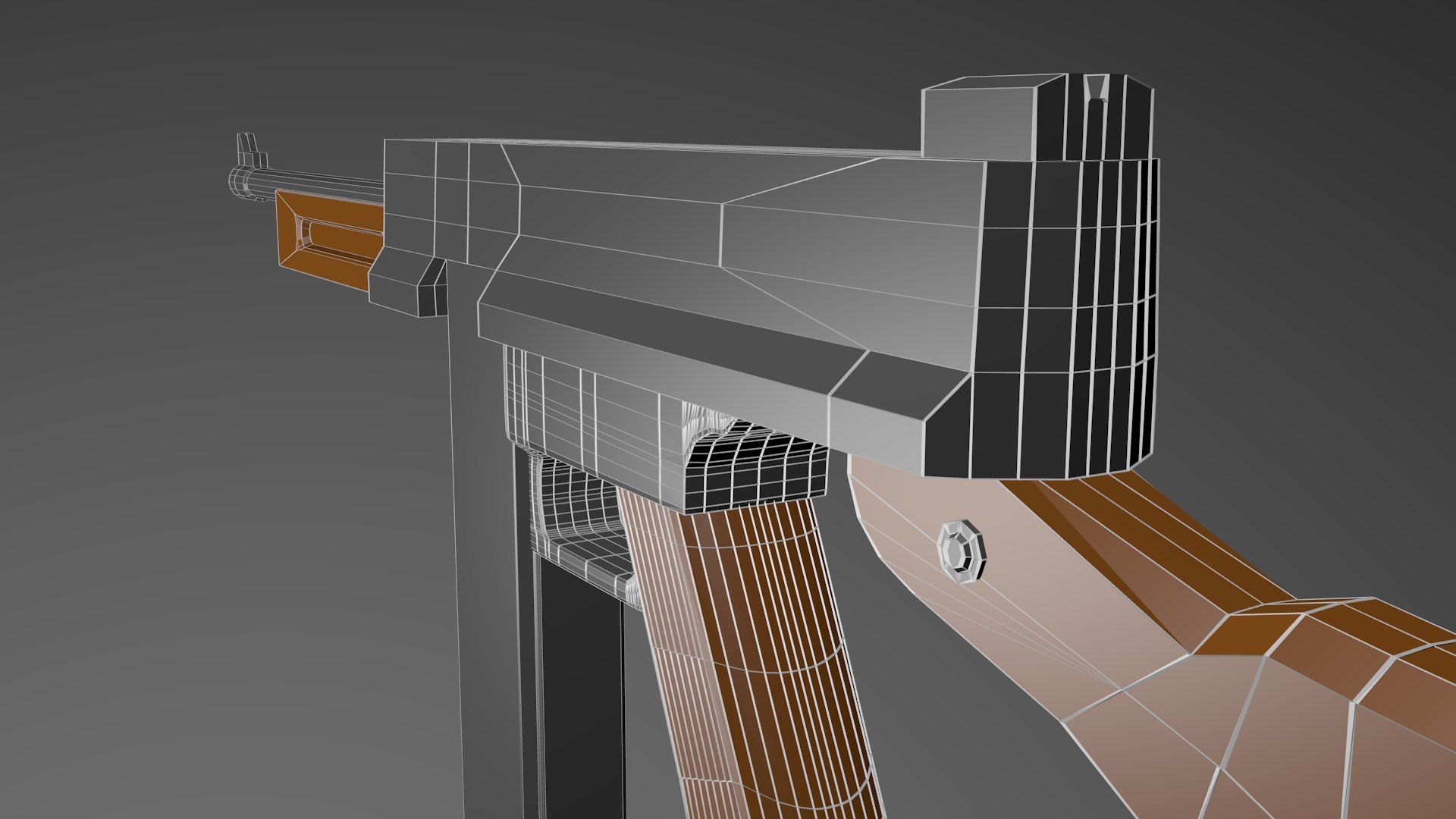 Low Poly Thompson 3D model - TurboSquid 1831561