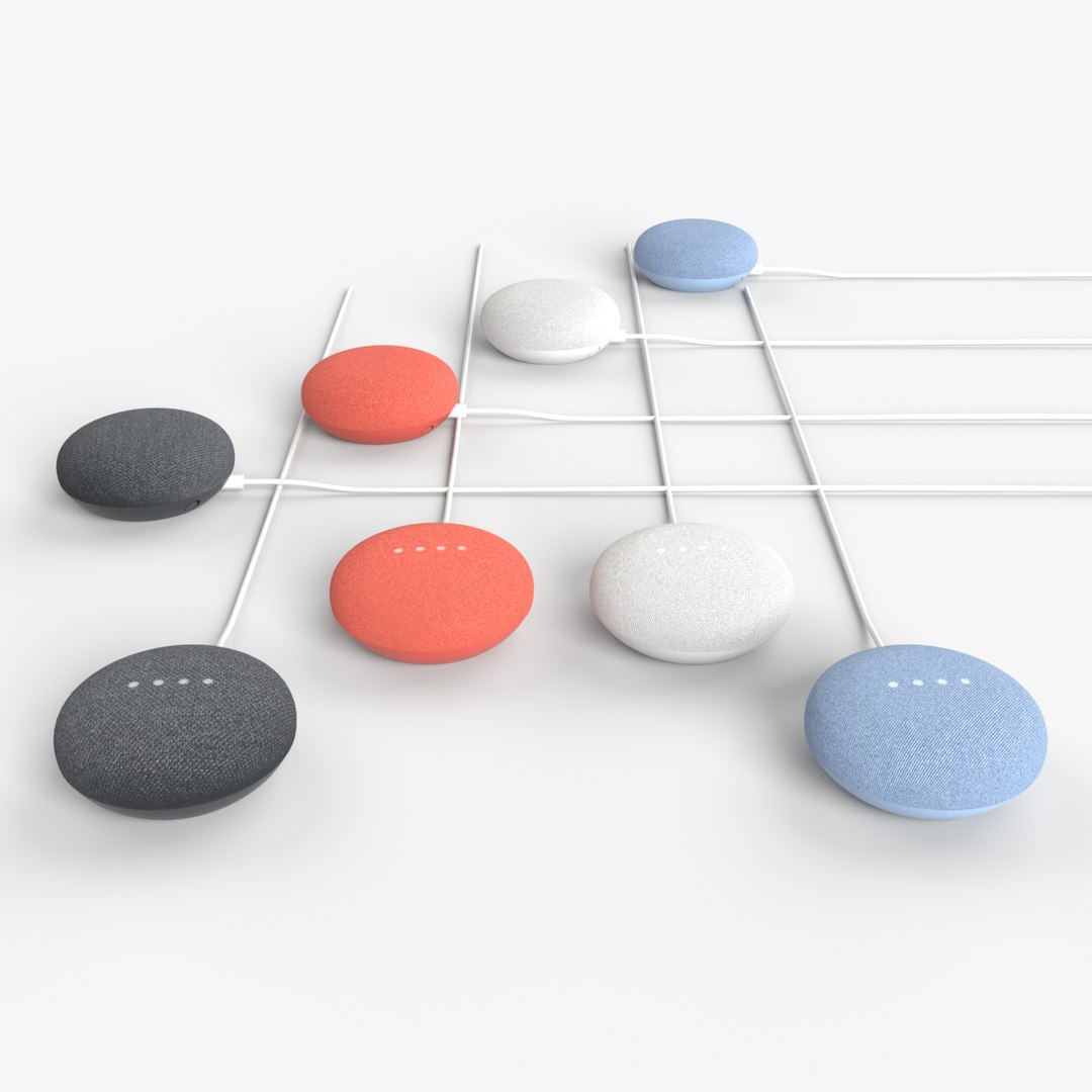 3D Google Nest Mini All Colors 2023 - TurboSquid 2173818