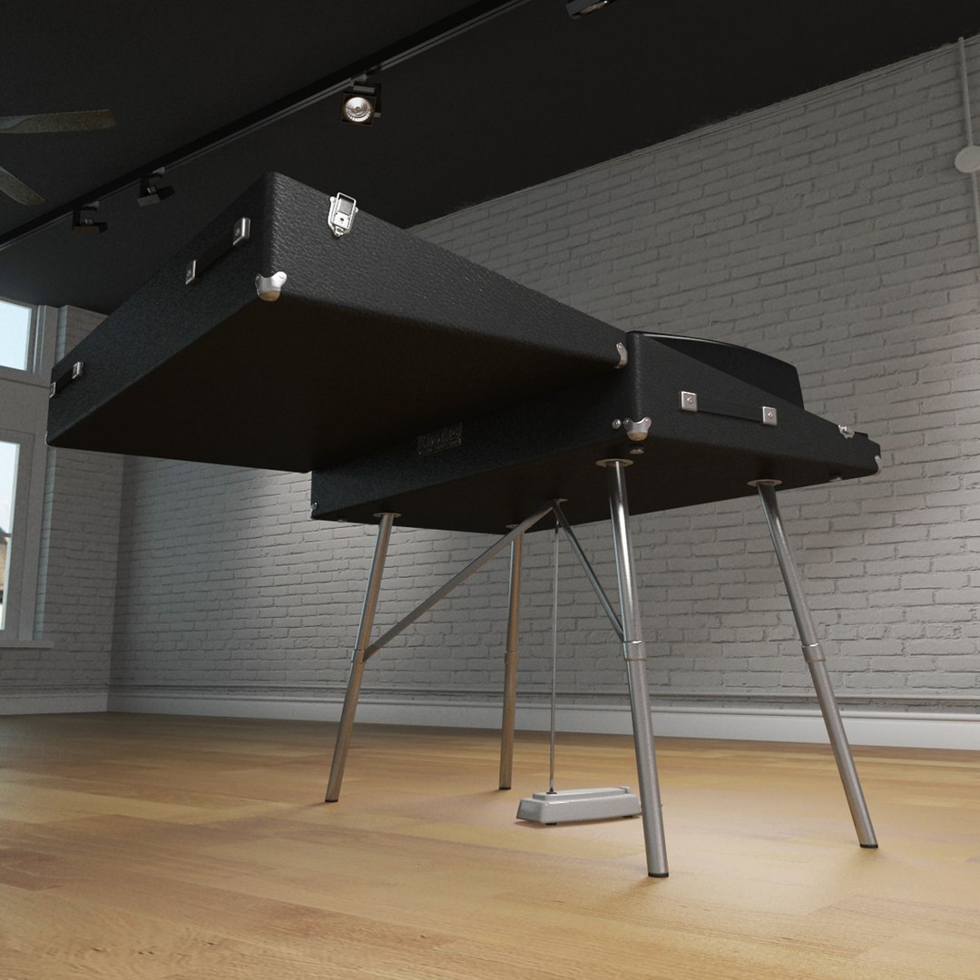 Fender Rhodes 73 Piano 3d Model