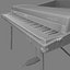 Fender Rhodes 73 Piano 3d Model