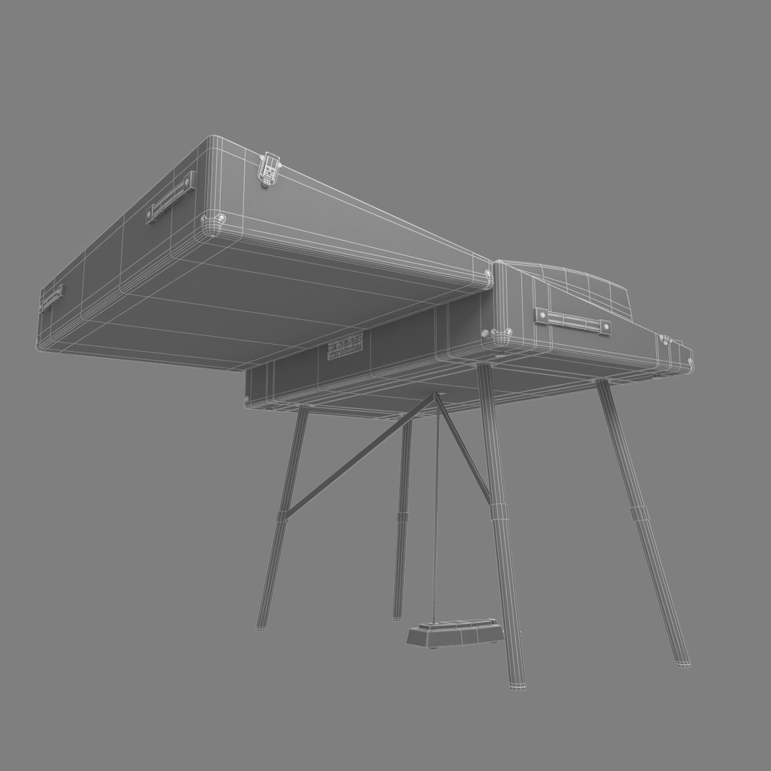 Fender Rhodes 73 Piano 3d Model
