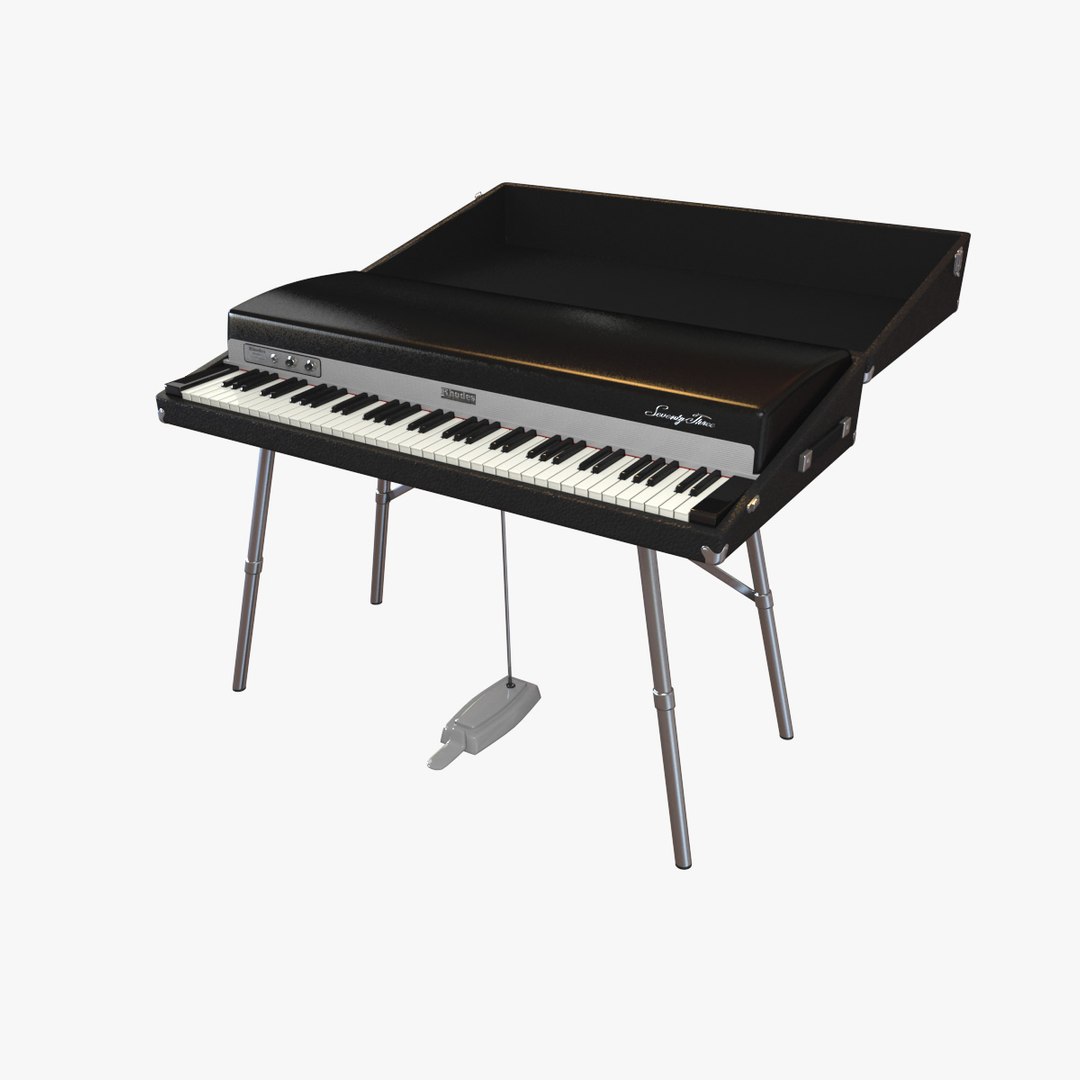 Fender Rhodes 73 Piano 3d Model