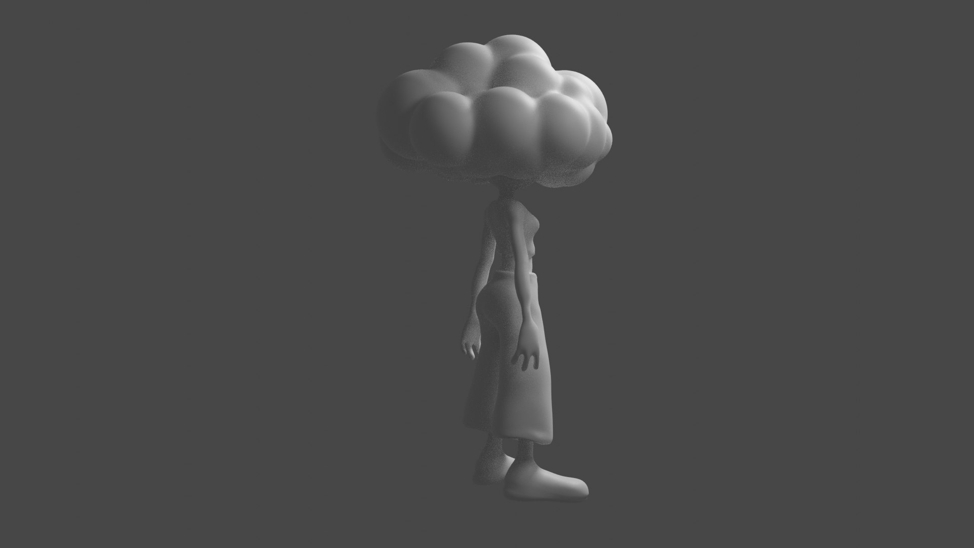 Cloud Girl 3D Model - TurboSquid 2314580