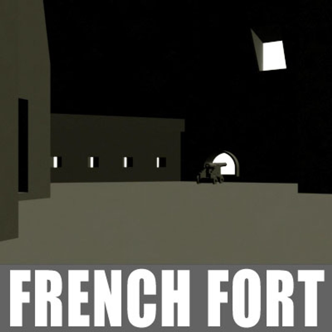 French Fort 3d Model
