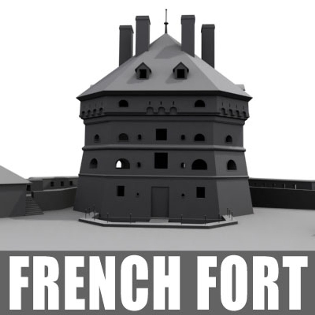 French Fort 3d Model