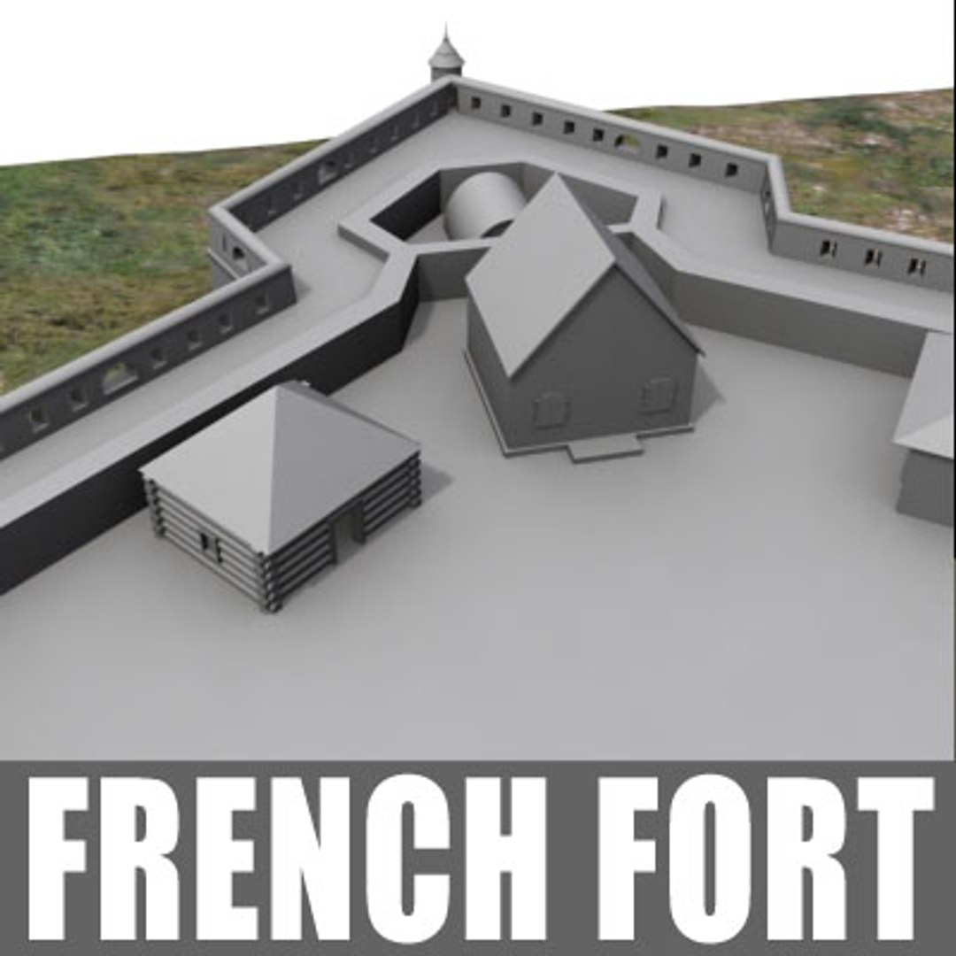 French Fort 3d Model