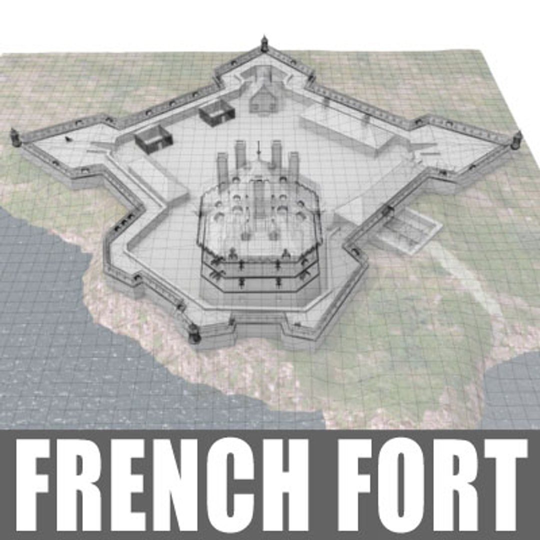 French Fort 3d Model