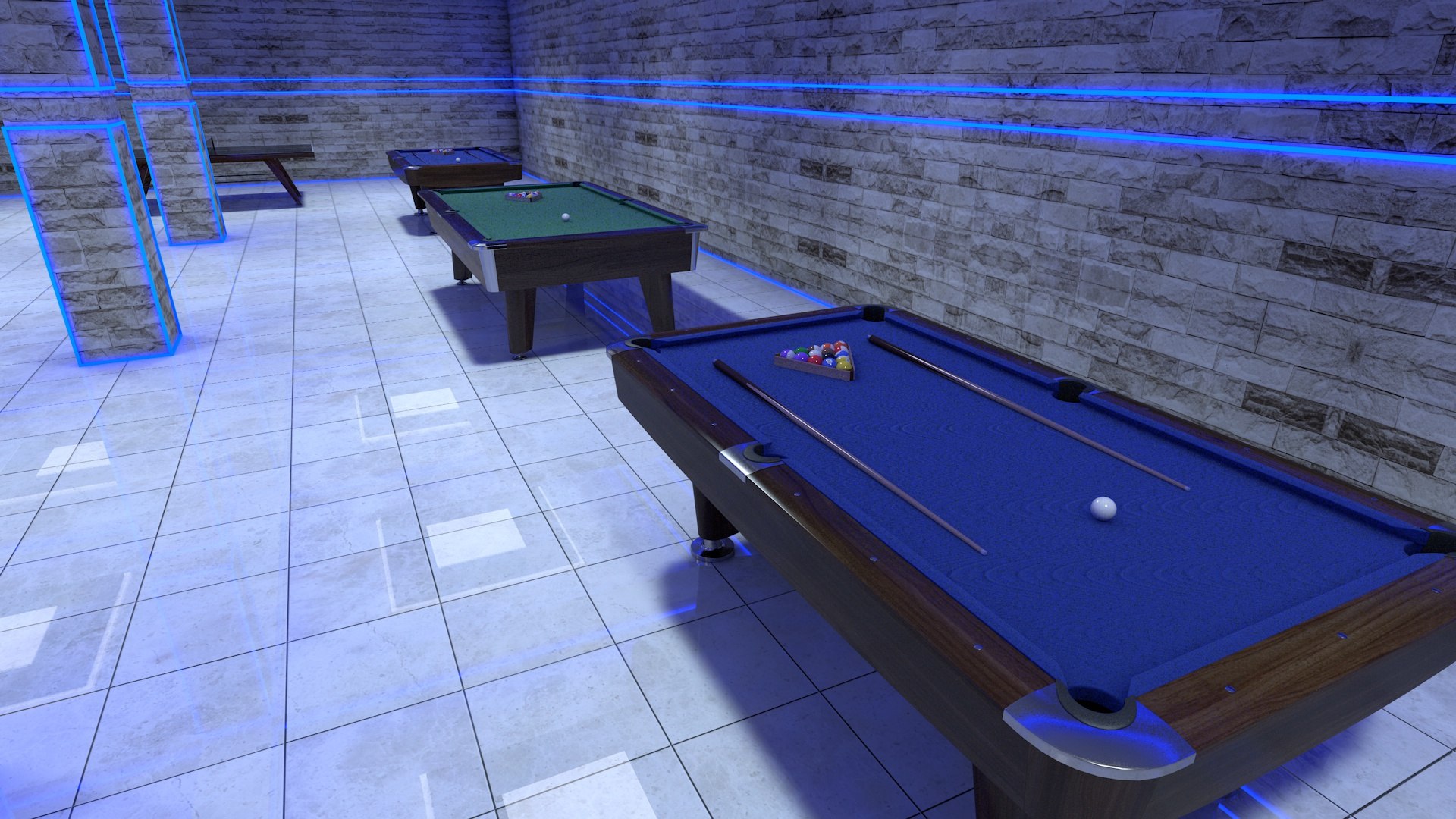 3D Gaming Cafe 2 - TurboSquid 2199459