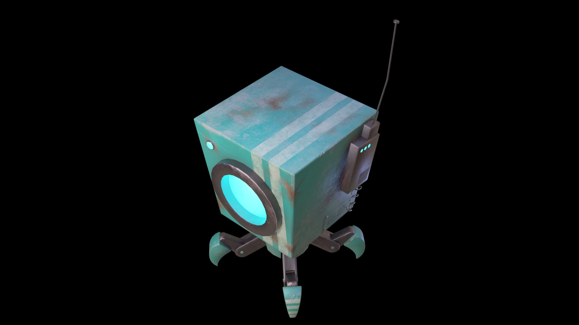 Cube Spider Robot 3D Model - TurboSquid 1651324
