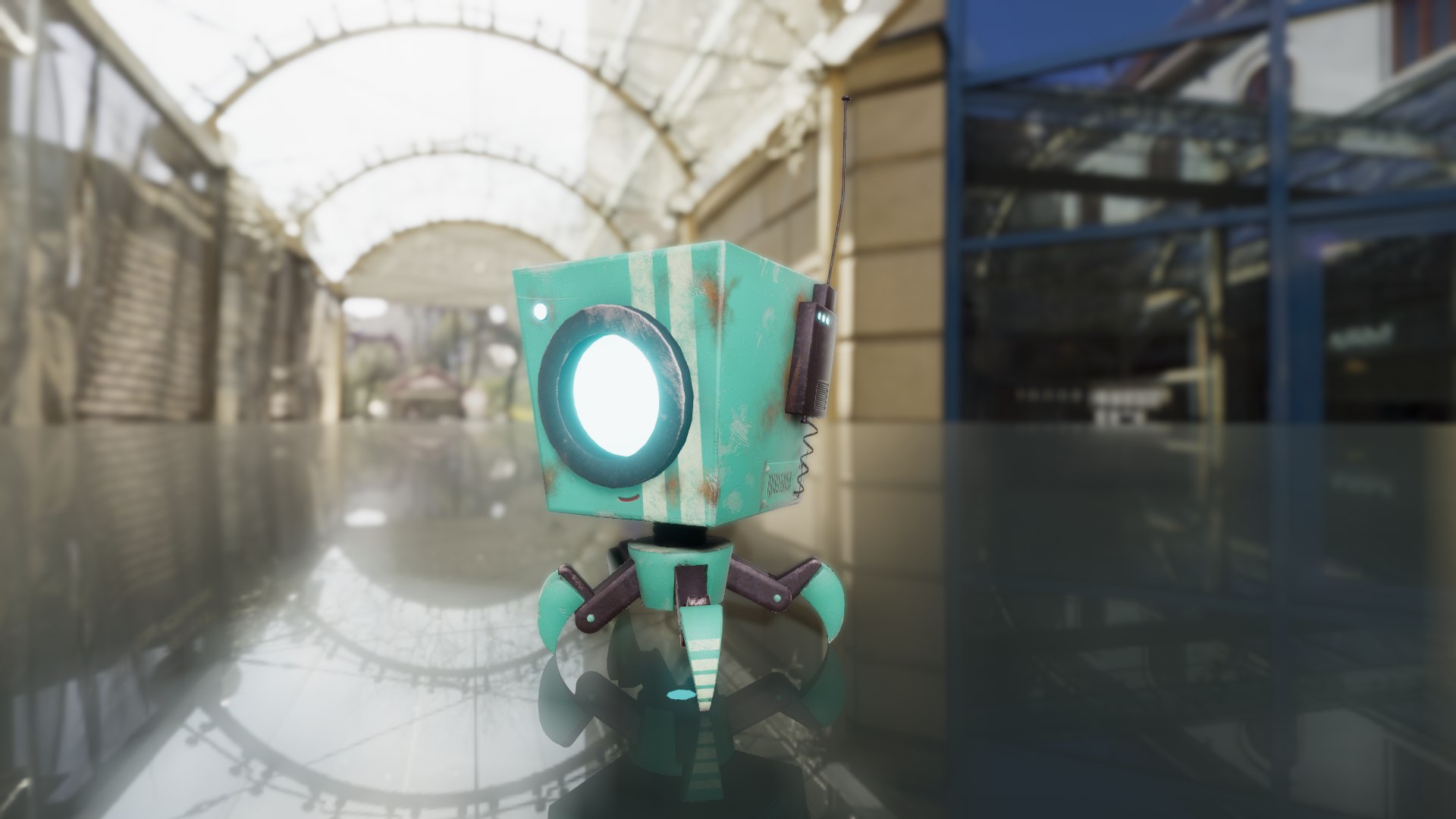 Cube Spider Robot 3D Model - TurboSquid 1651324