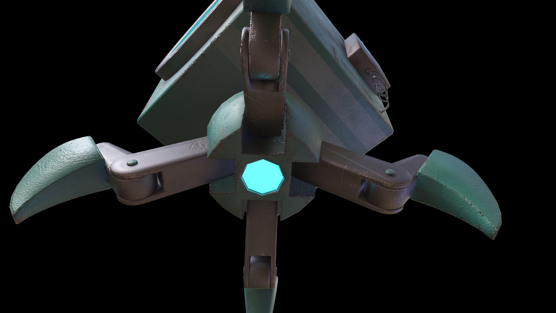 Cube Spider Robot 3D Model - TurboSquid 1651324