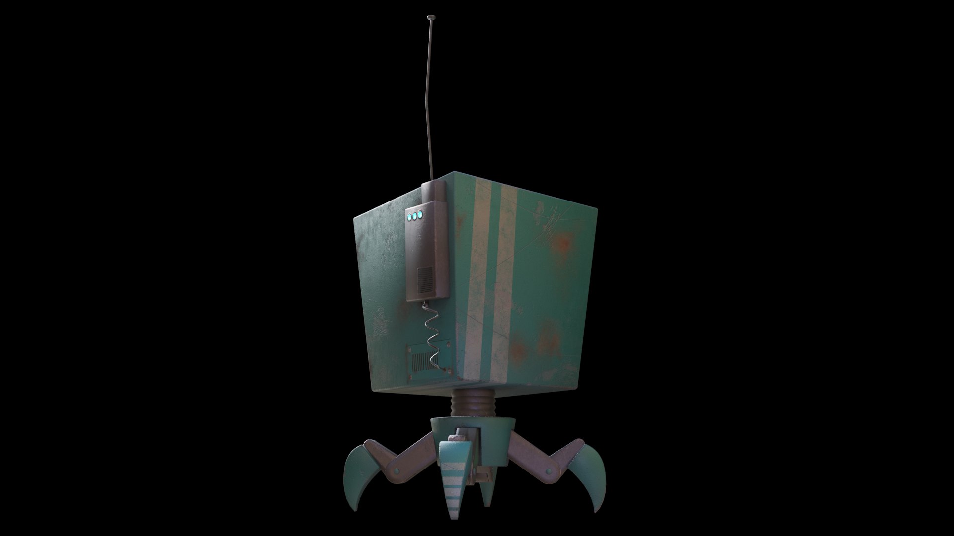 Cube Spider Robot 3D Model - TurboSquid 1651324