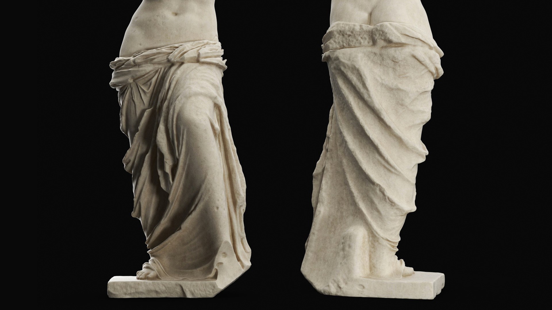 Statue Of Venus De Milo Stone 3D Model - TurboSquid 2280221