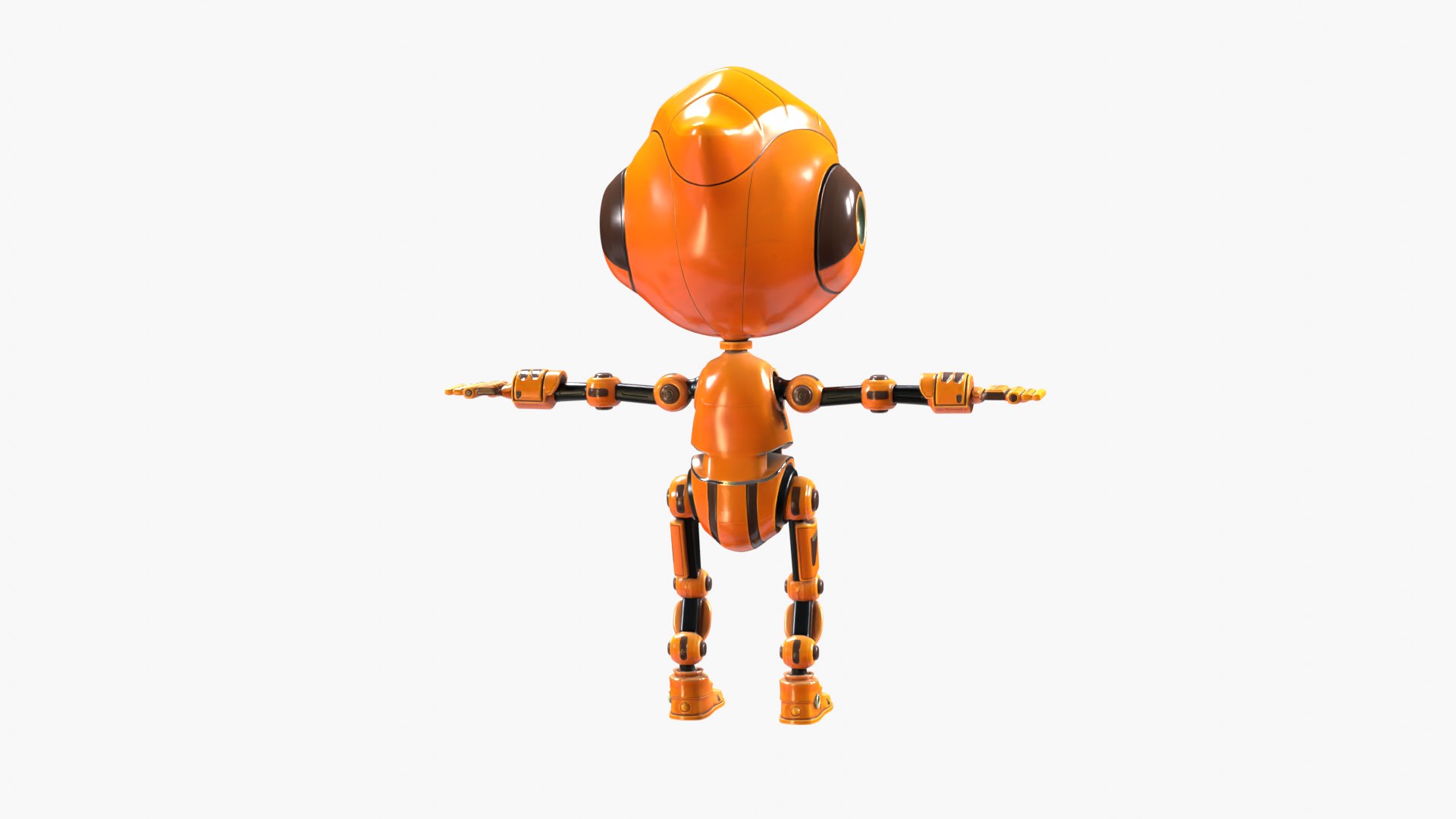 3D YellowRobot Model - TurboSquid 2272986