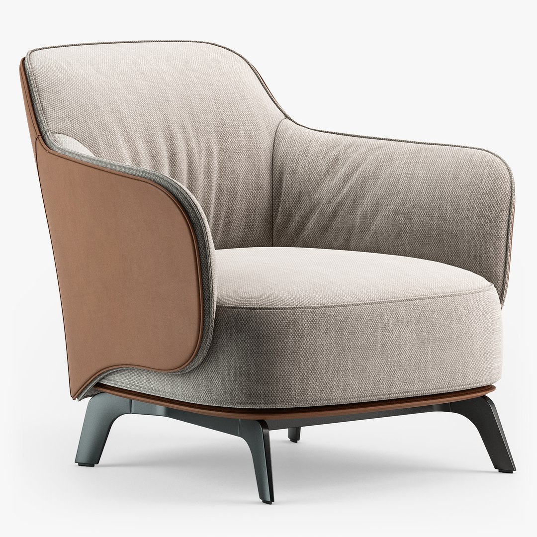Poliform Kaori armchair set 02 Model 3D - TurboSquid 1954254