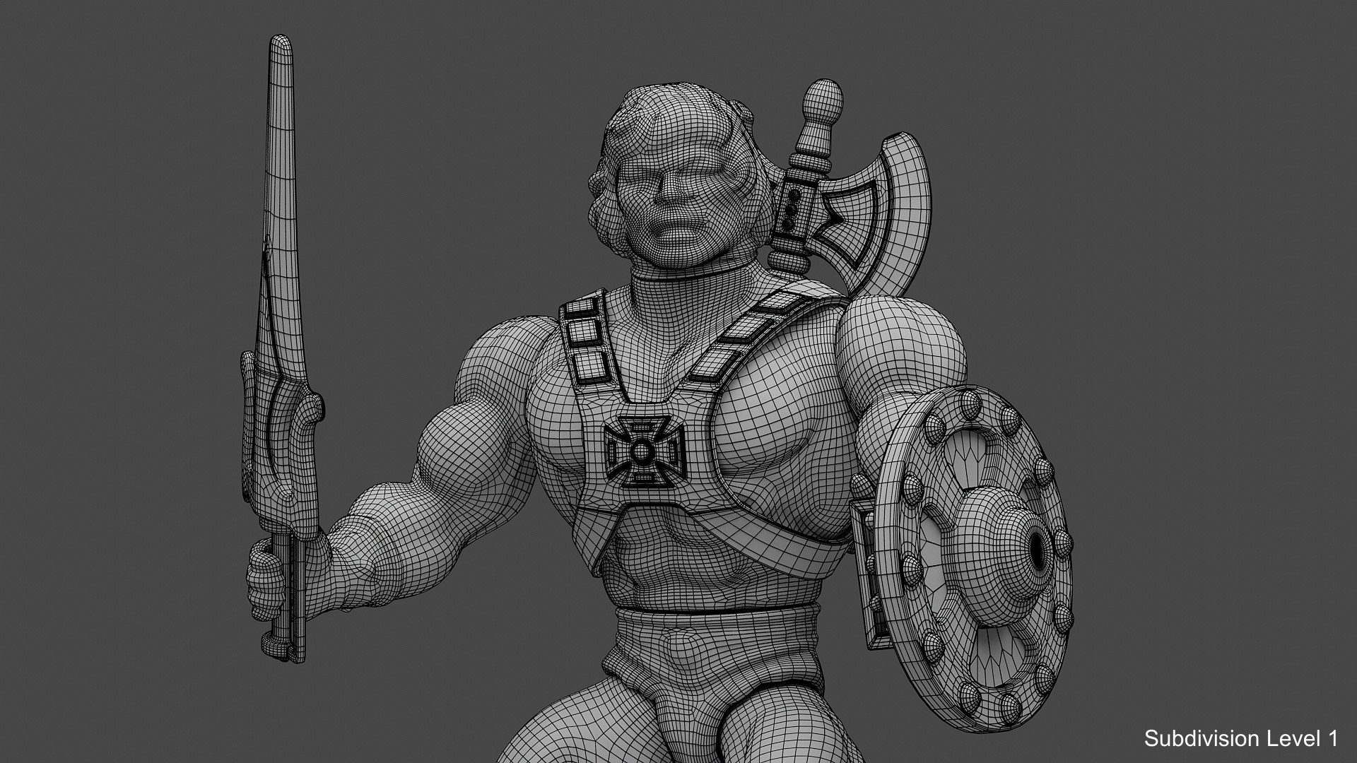 He-Man Action Figure 3D Model - TurboSquid 1975220