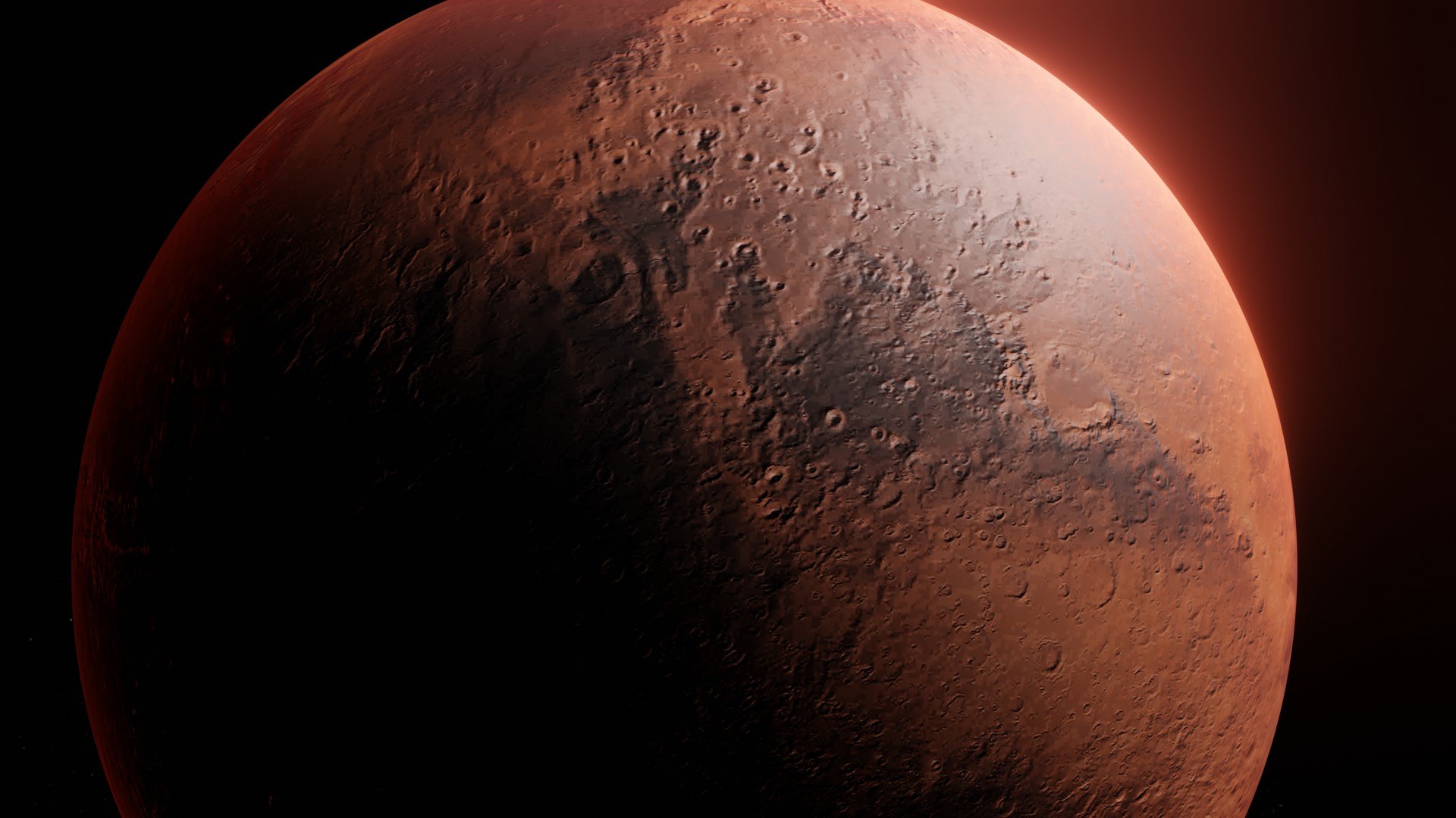 3D Photorealistic Mars 8k Planet - TurboSquid 1632425