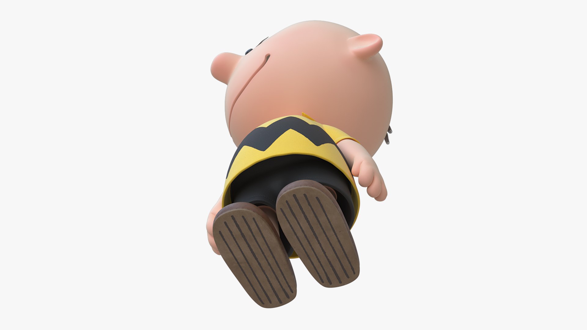 3D Charlie Brown Smiling Pose Model - TurboSquid 2320511
