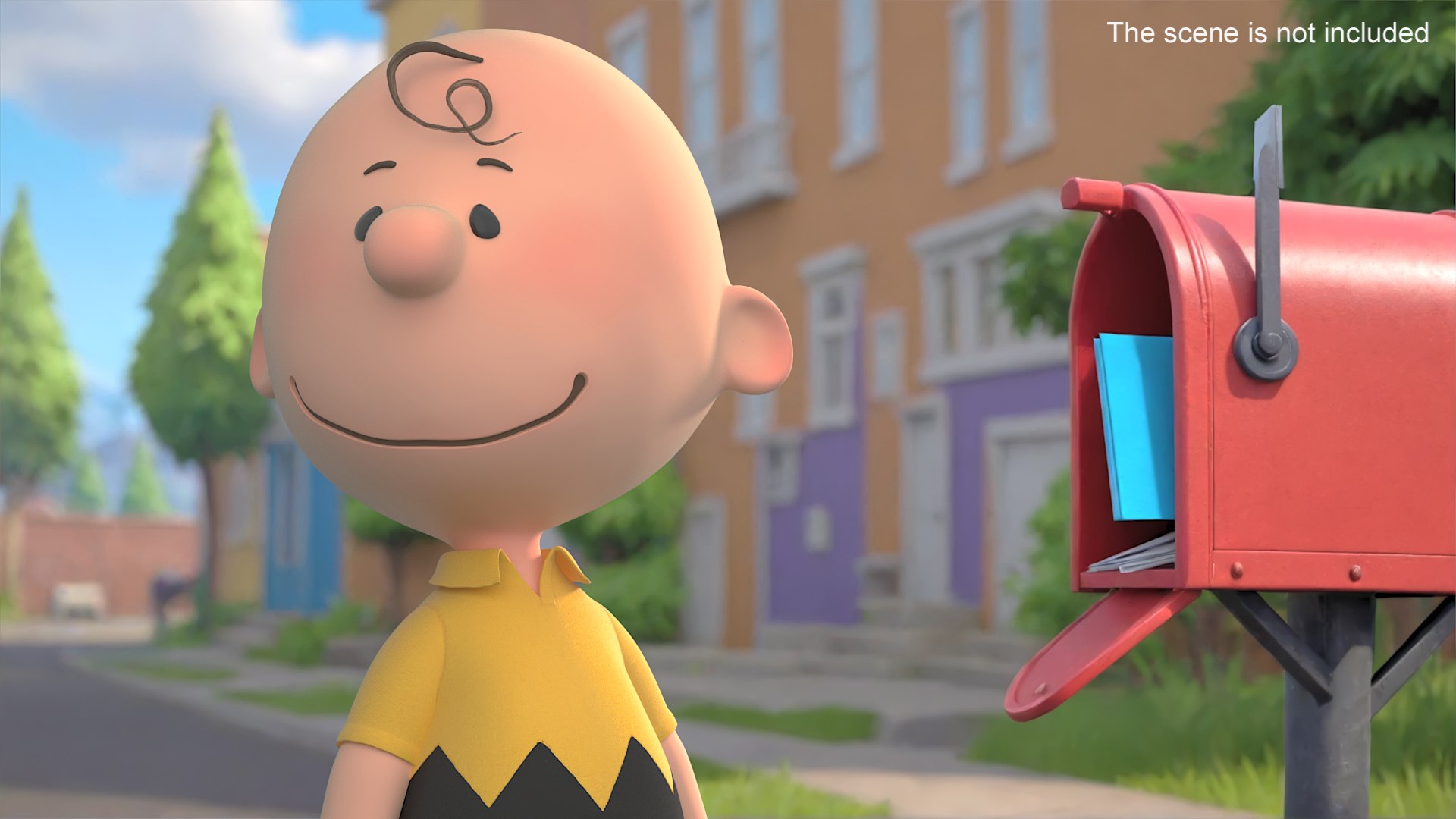 3D Charlie Brown Smiling Pose Model - TurboSquid 2320511