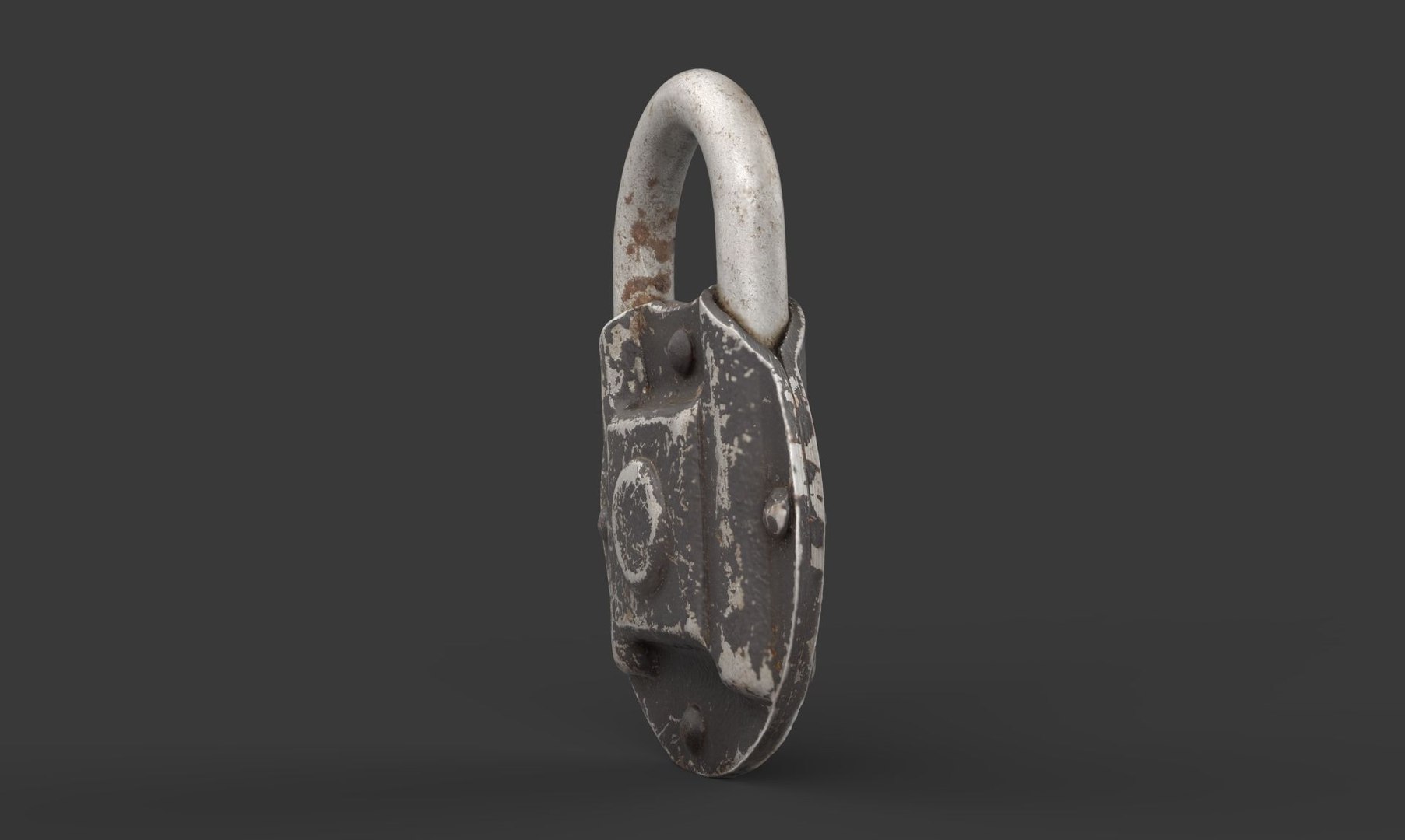 3D Old Metal Lock Model - TurboSquid 2196657