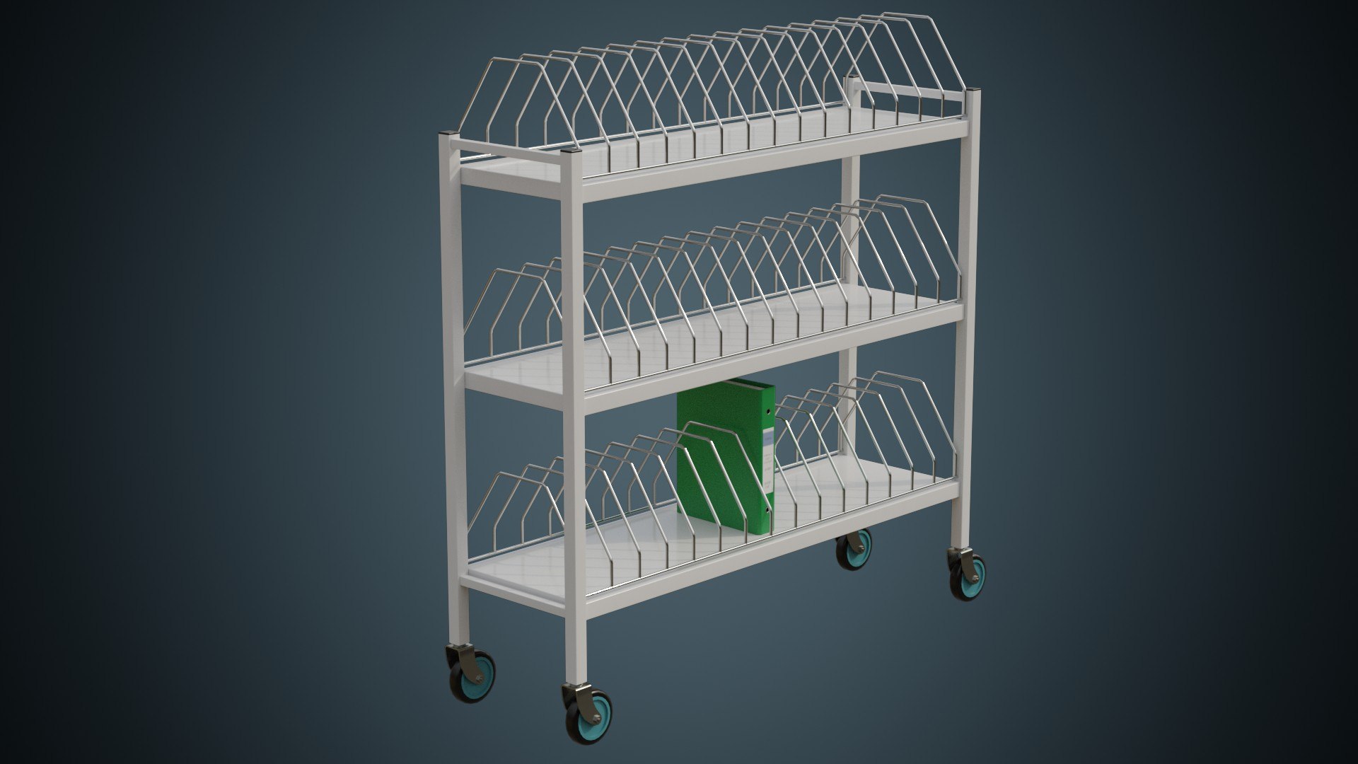 Chart Rack 1A 3D model - TurboSquid 2166792