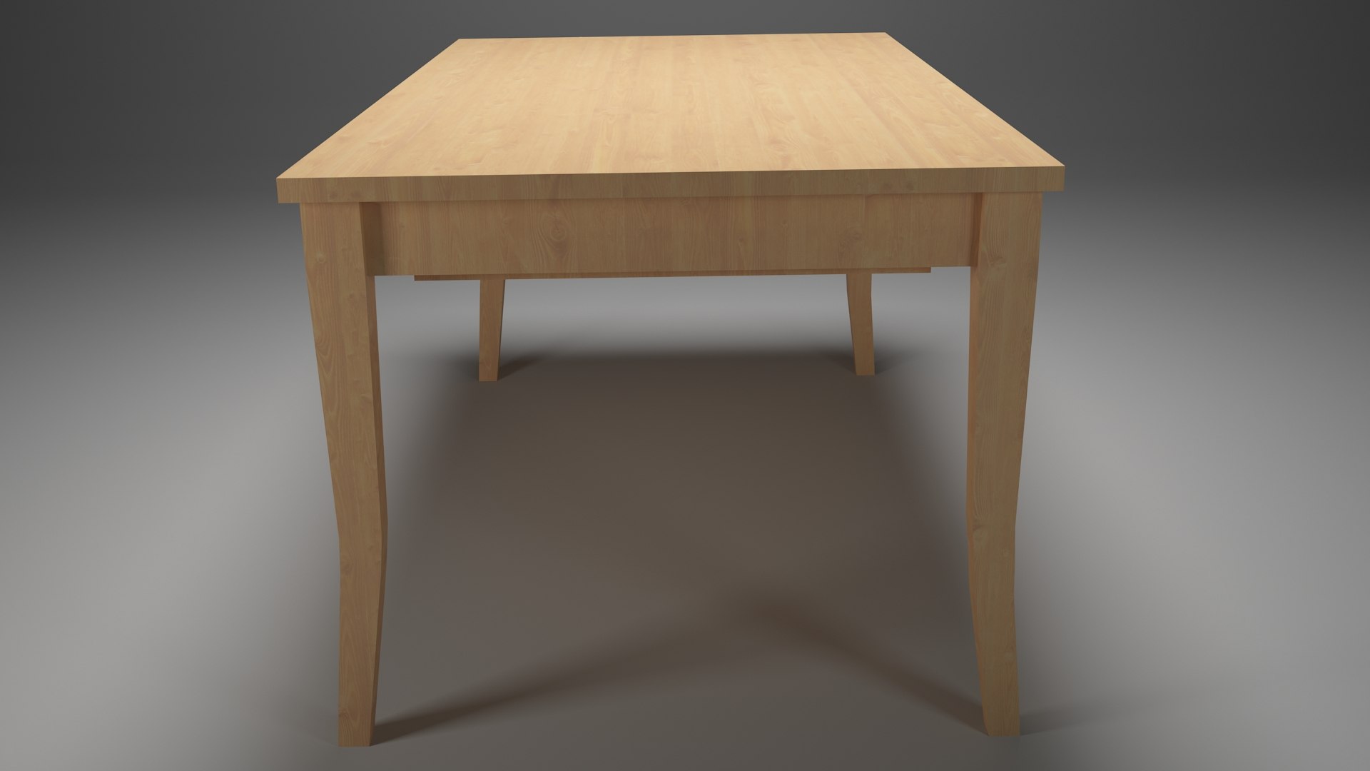 Free Simple Table Kitchen Dining Room 3D Model - TurboSquid 1270100