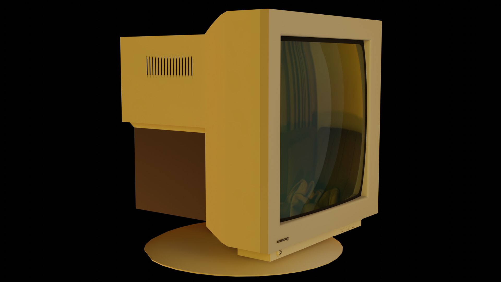 Old Pc Monitor 3D Model - TurboSquid 2388520