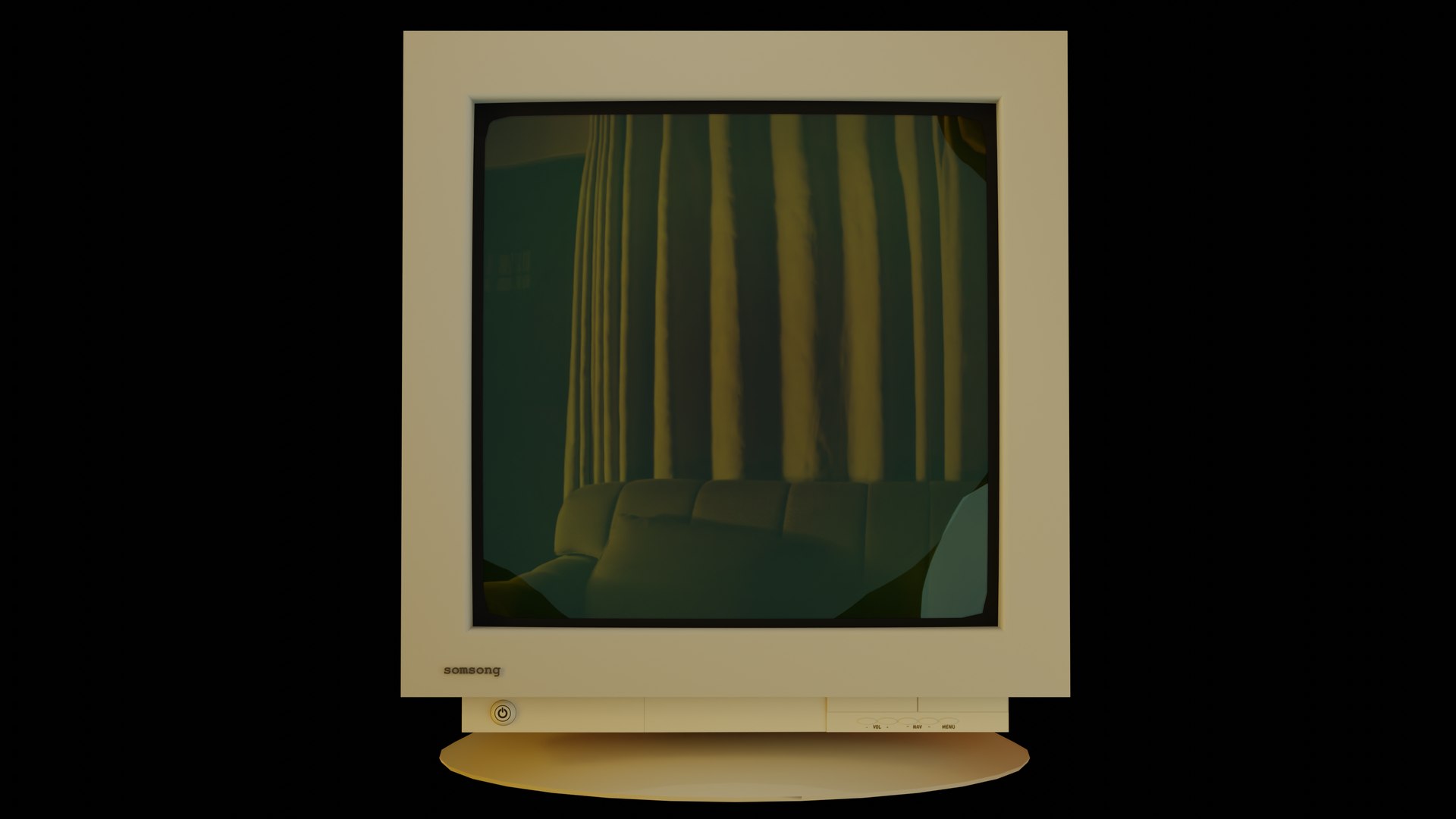 Old Pc Monitor 3D Model - TurboSquid 2388520
