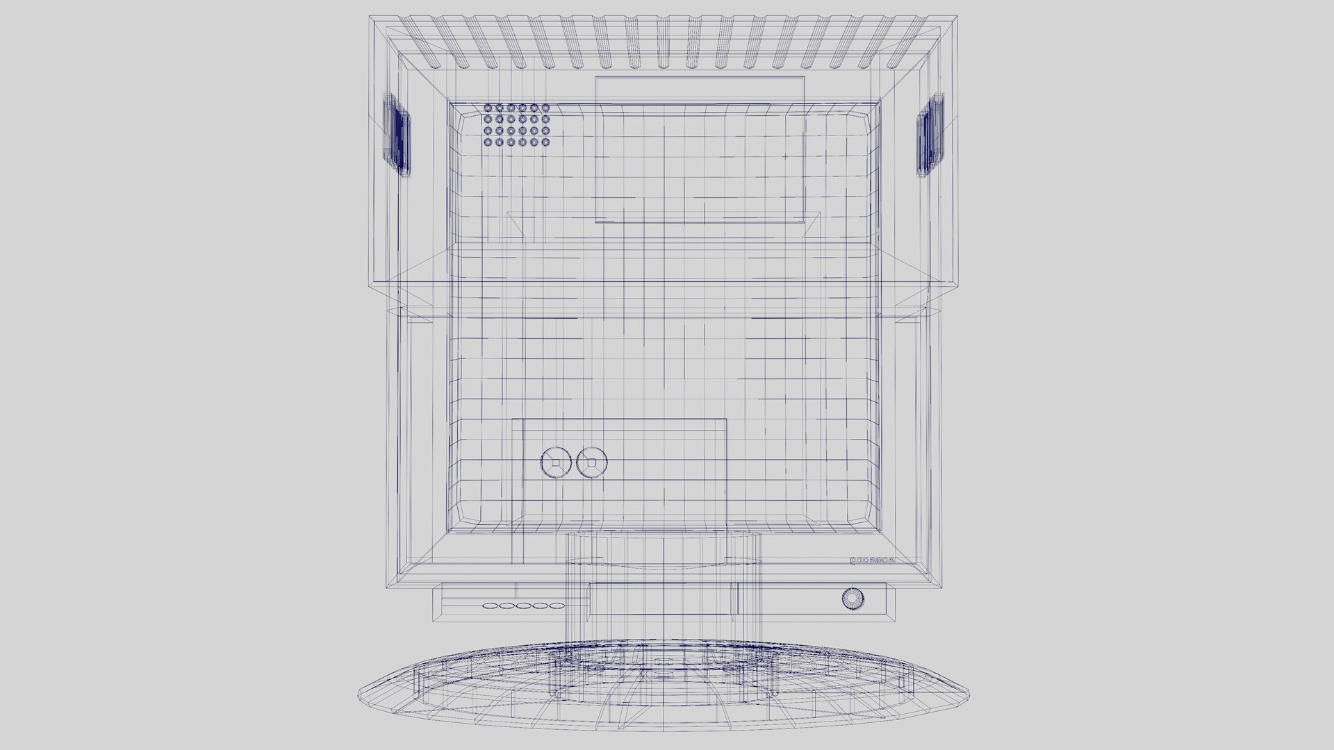 Old Pc Monitor 3D Model - TurboSquid 2388520