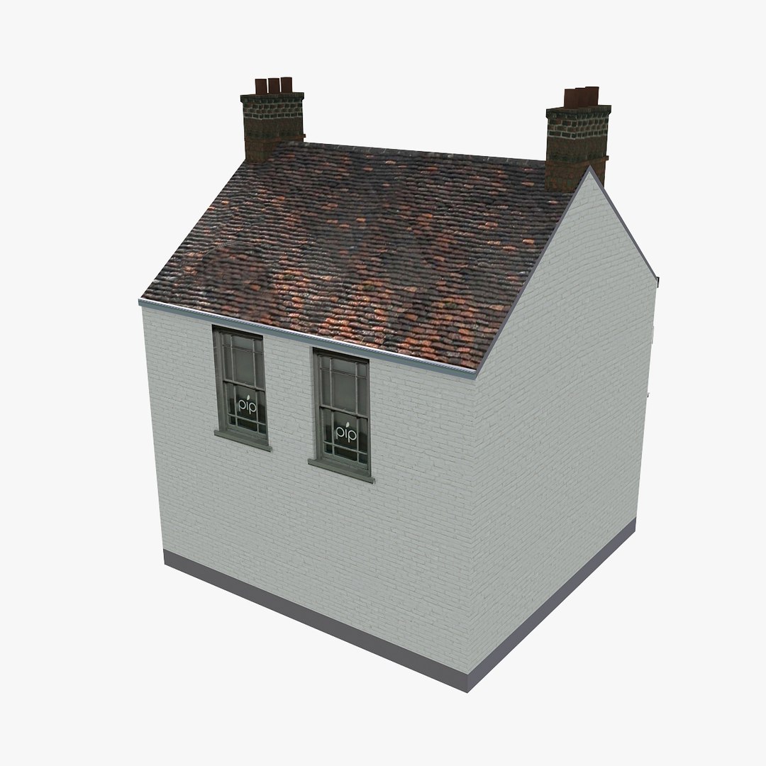 3d Photorealistic Brick House Model