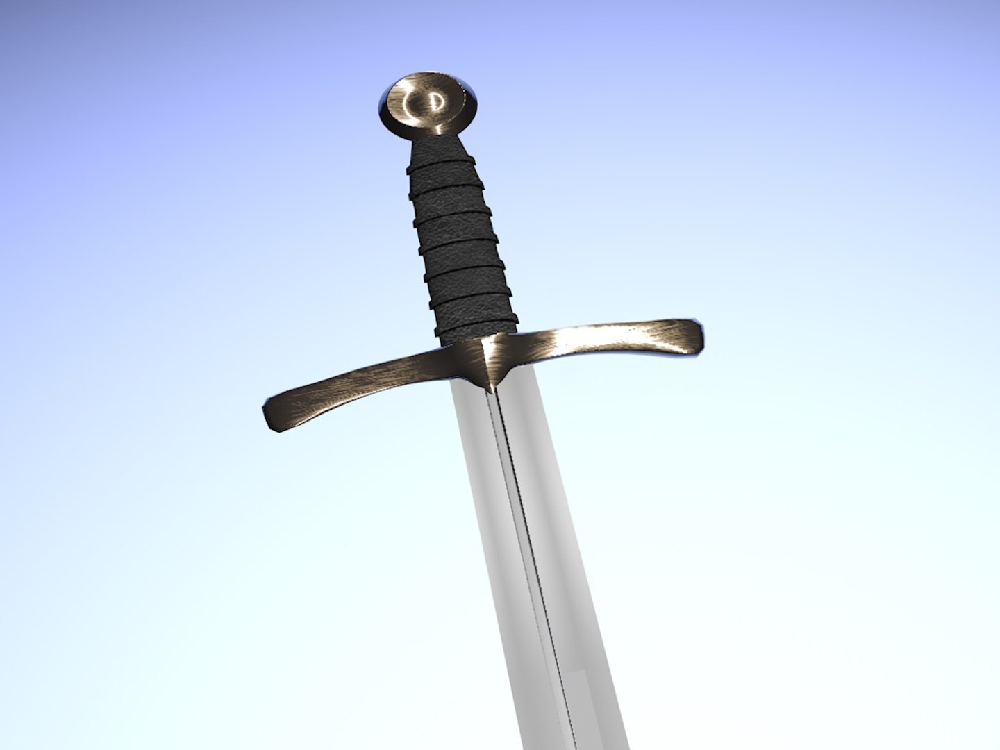 3d Model Templar Sword