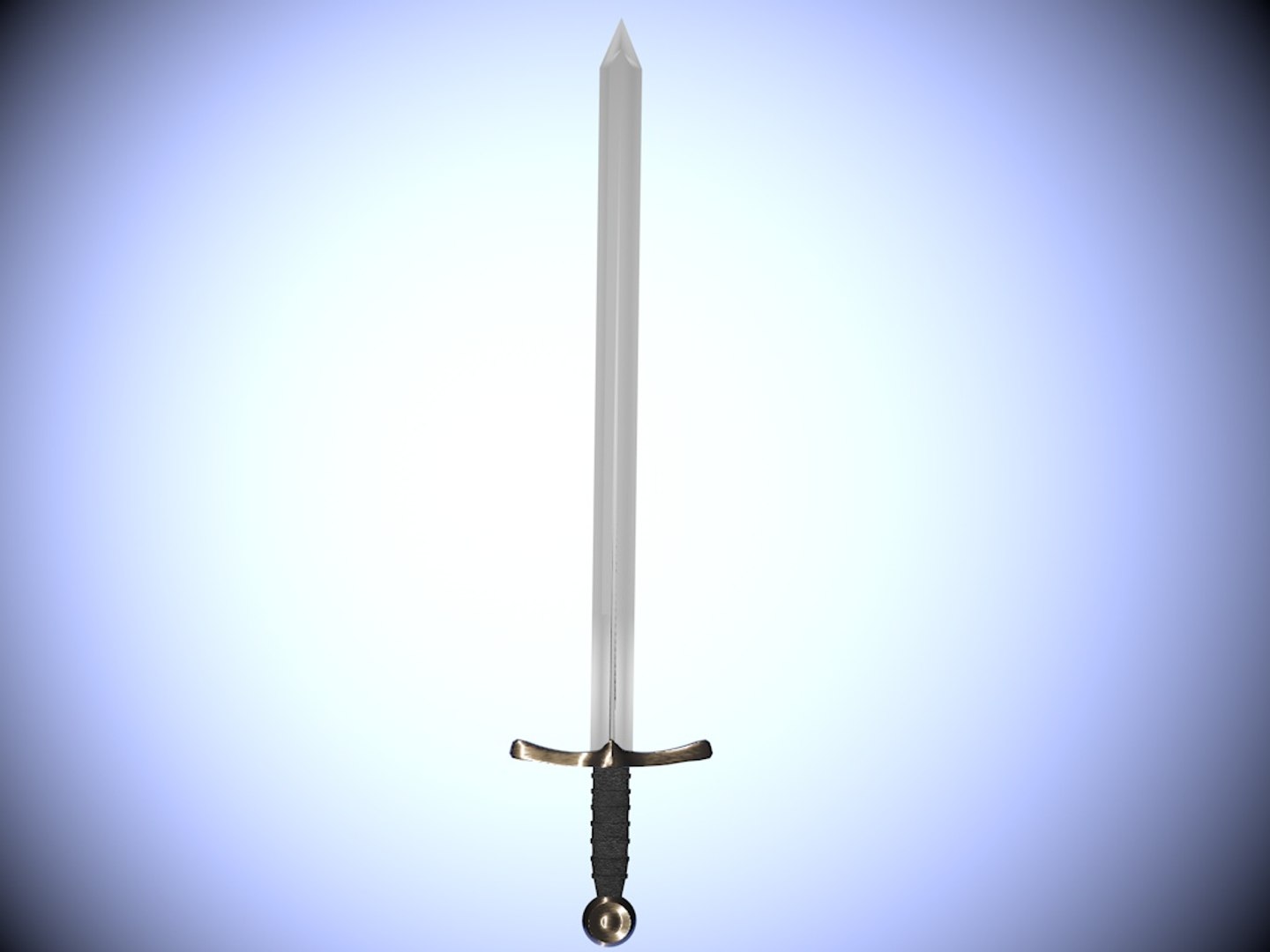 3d Model Templar Sword