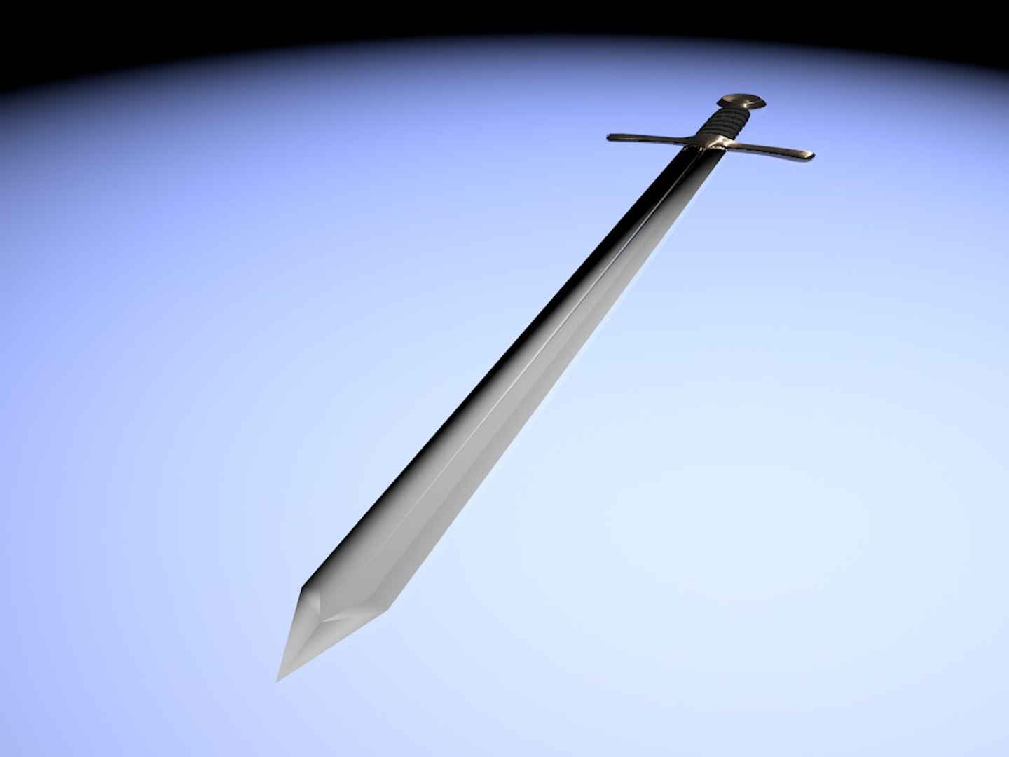 3d Model Templar Sword