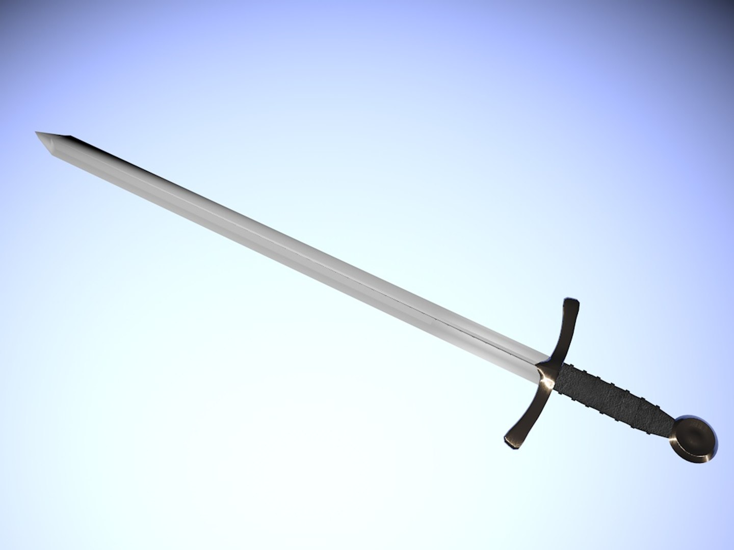 3d Model Templar Sword