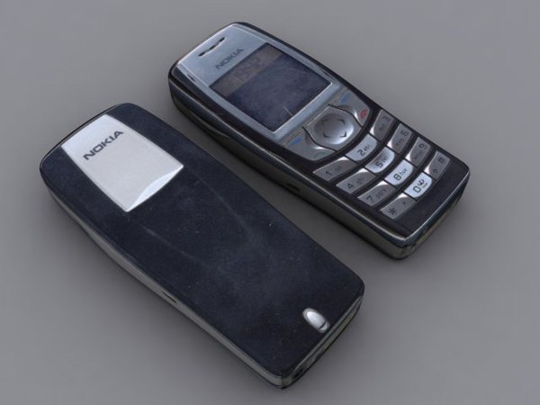 nokia 6610 mobile phone 3d model