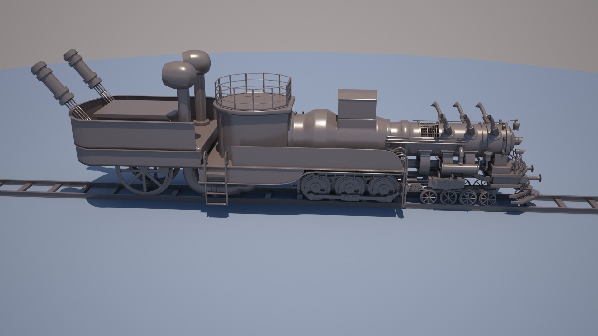 Train Model - TurboSquid 1711355