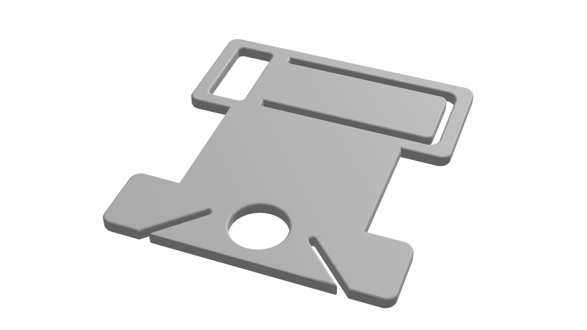 3D Model Bobbin Drop With Label Tag Slot - TurboSquid 2242249