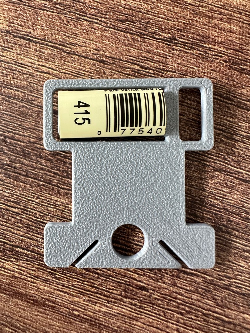 3D Model Bobbin Drop With Label Tag Slot - TurboSquid 2242249