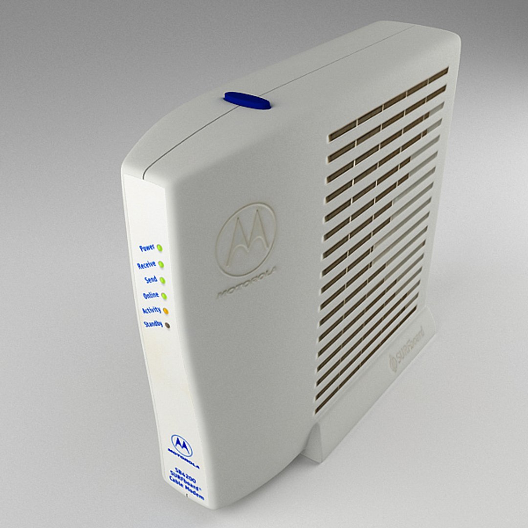 Cable Modem 3d Model