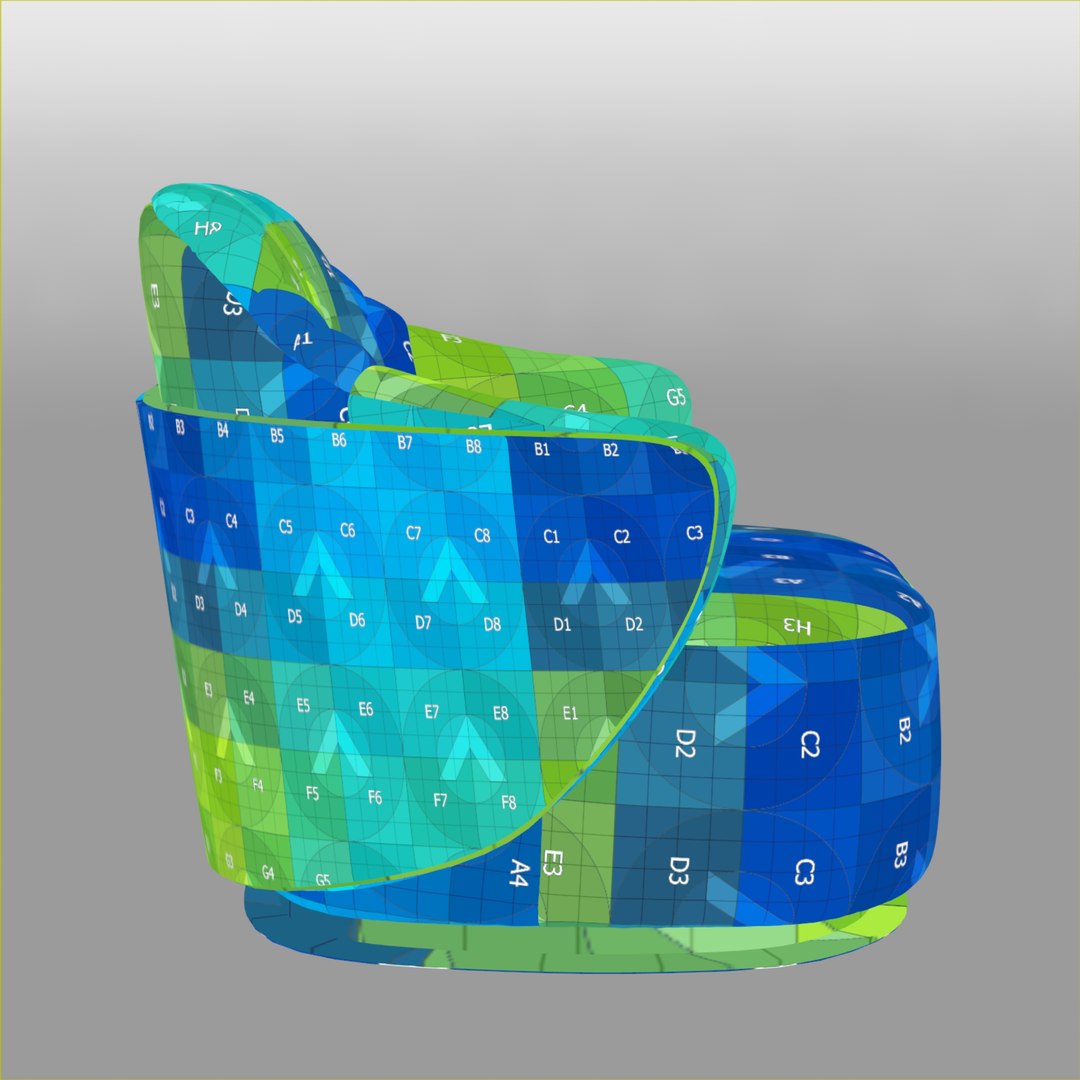 3D Visionnaire Adele Armchair - TurboSquid 2301163