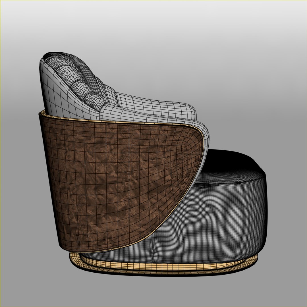 3D Visionnaire Adele Armchair - TurboSquid 2301163