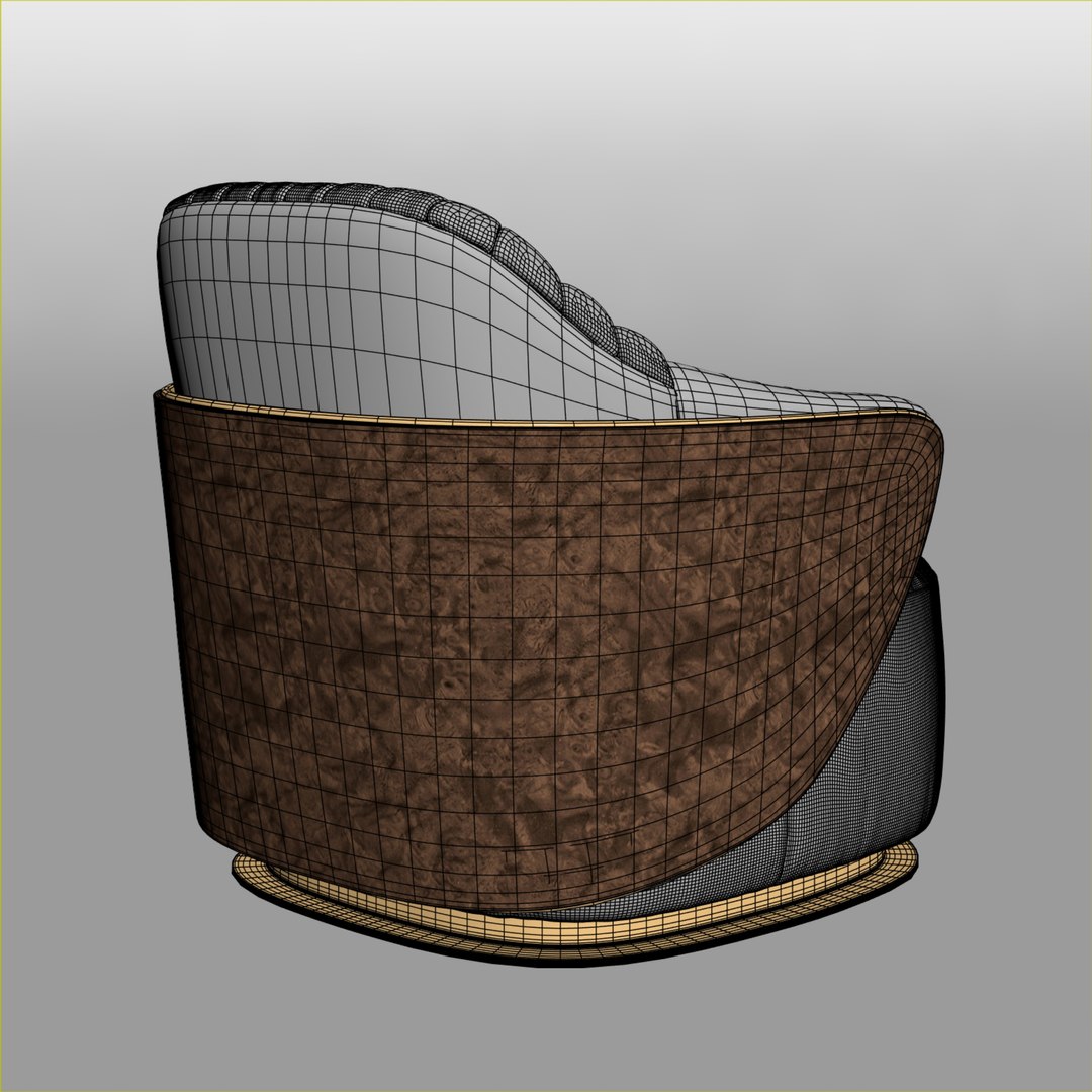 3D Visionnaire Adele Armchair - TurboSquid 2301163