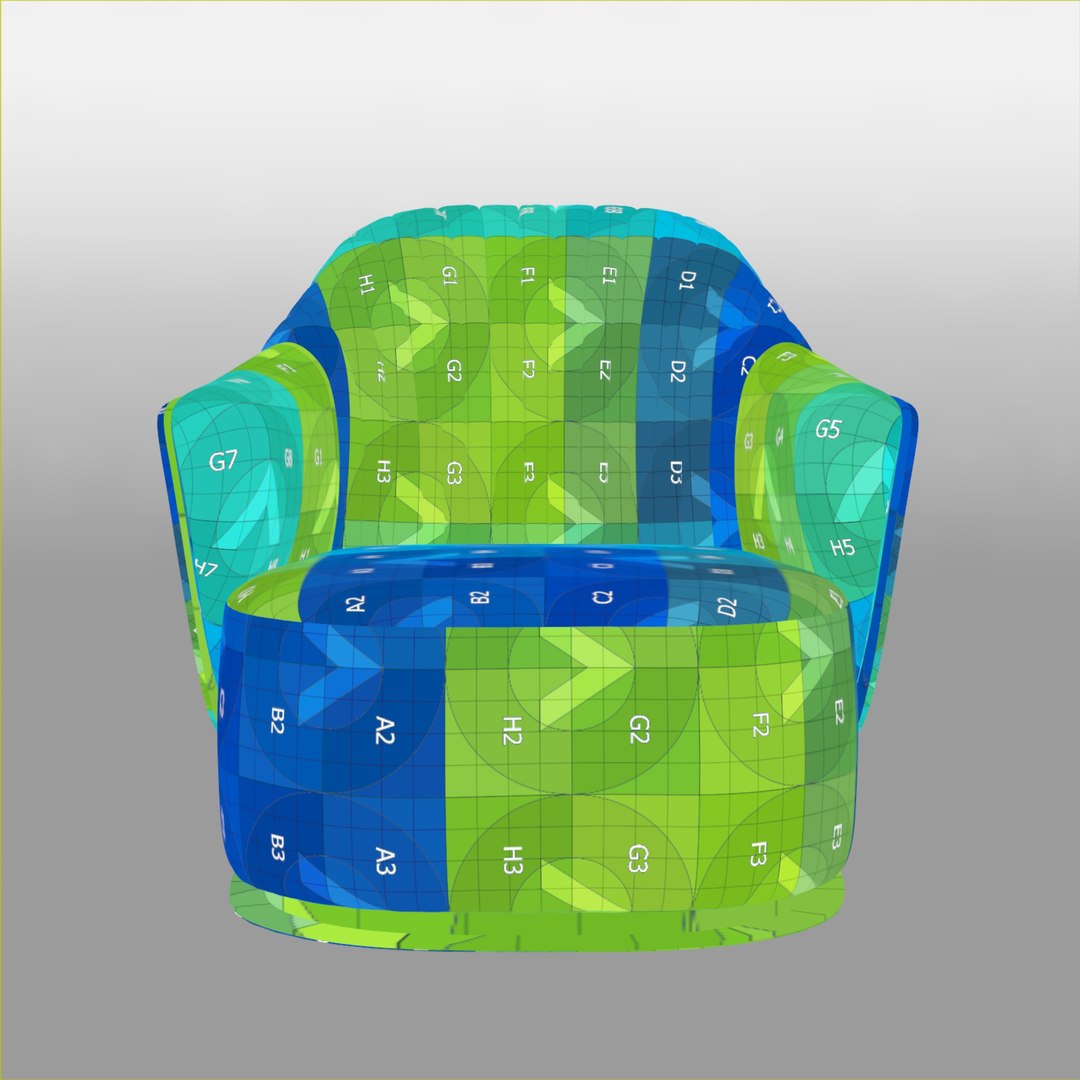 3D Visionnaire Adele Armchair - TurboSquid 2301163