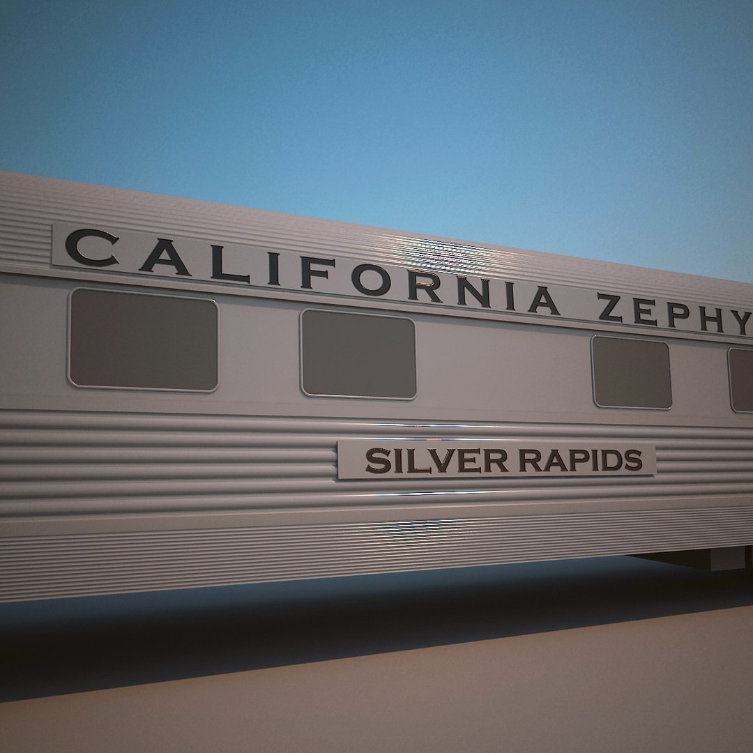 Maya Cbq Silver Larch Passenger Train