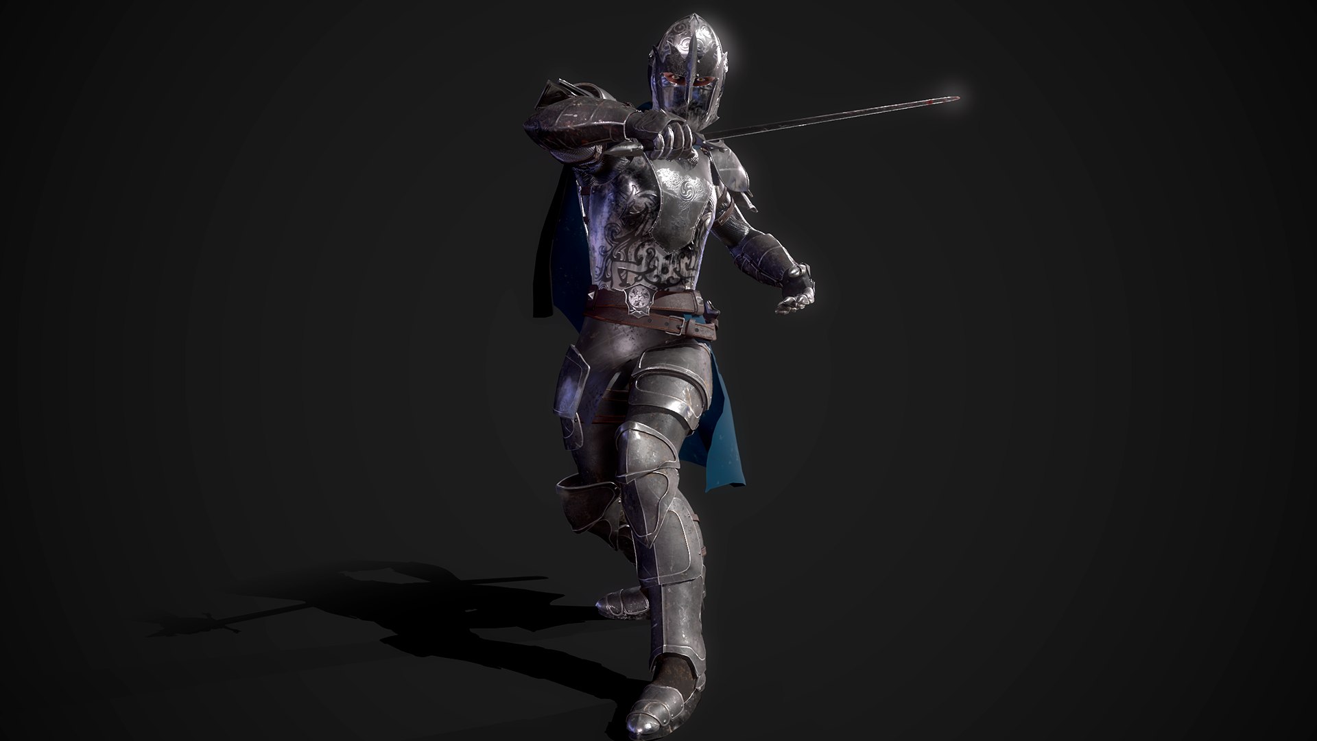3D Model Sword Knight - TurboSquid 1757941