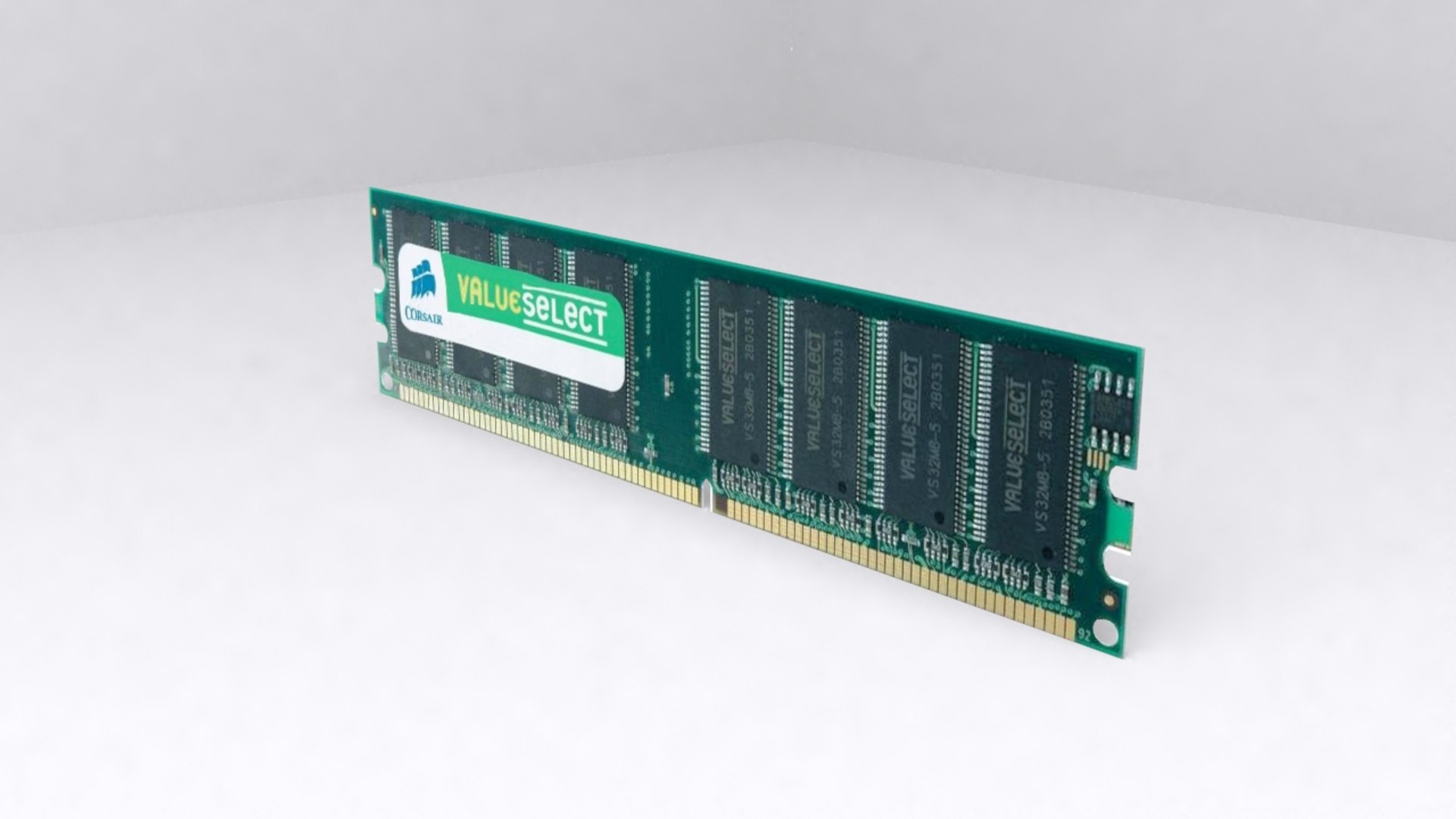 computer ram 3d model